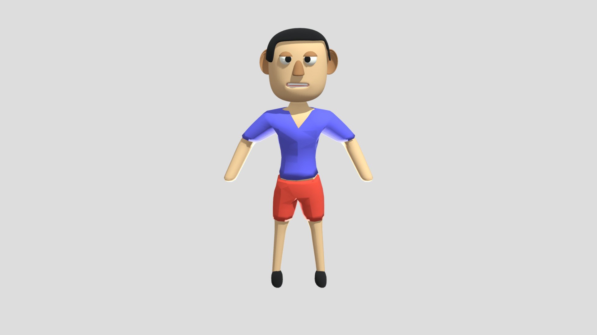 Low poly Character - 3D model by Binod Chaudhary (@VLdigitalfx ...