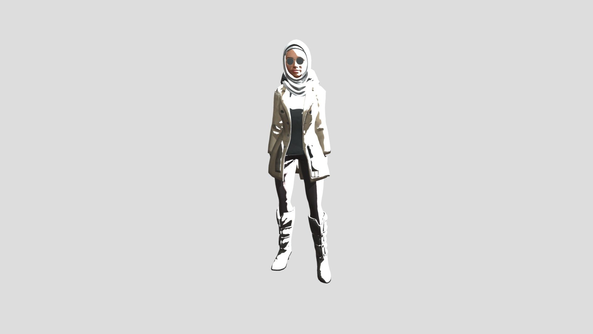 Fizah Standing Arguing - Download Free 3D model by p125445 [af9545d ...