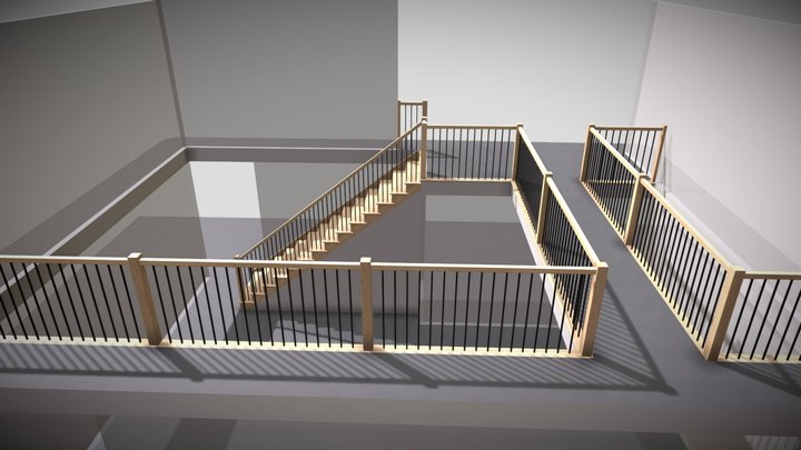 Stairs 3D models - Sketchfab