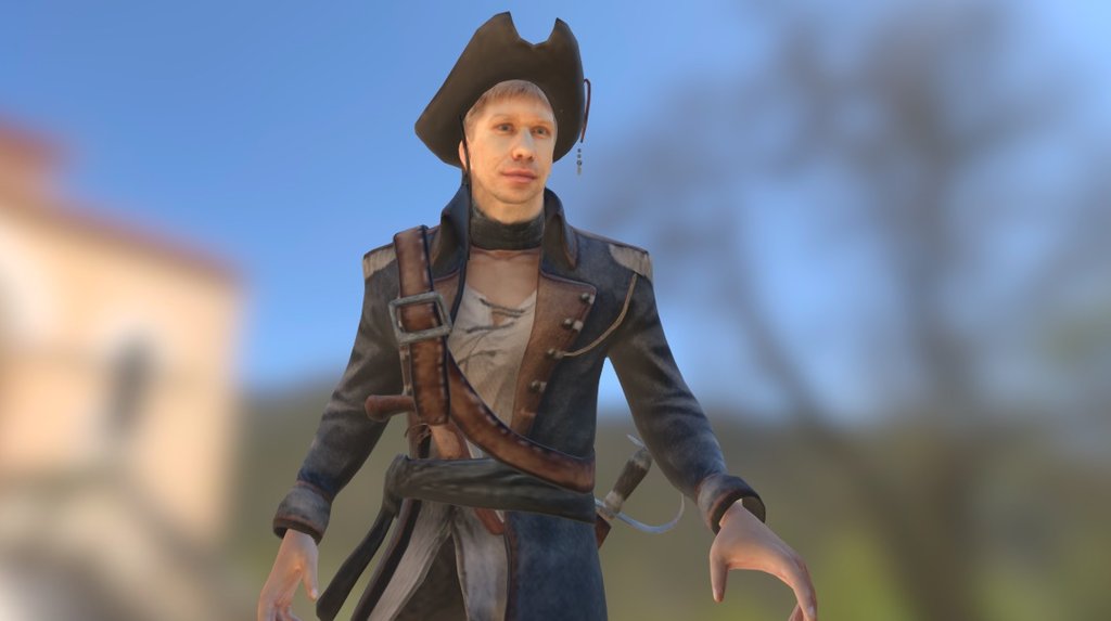 Captain Percival O'Silly - Download Free 3D model by Wolf3D ...