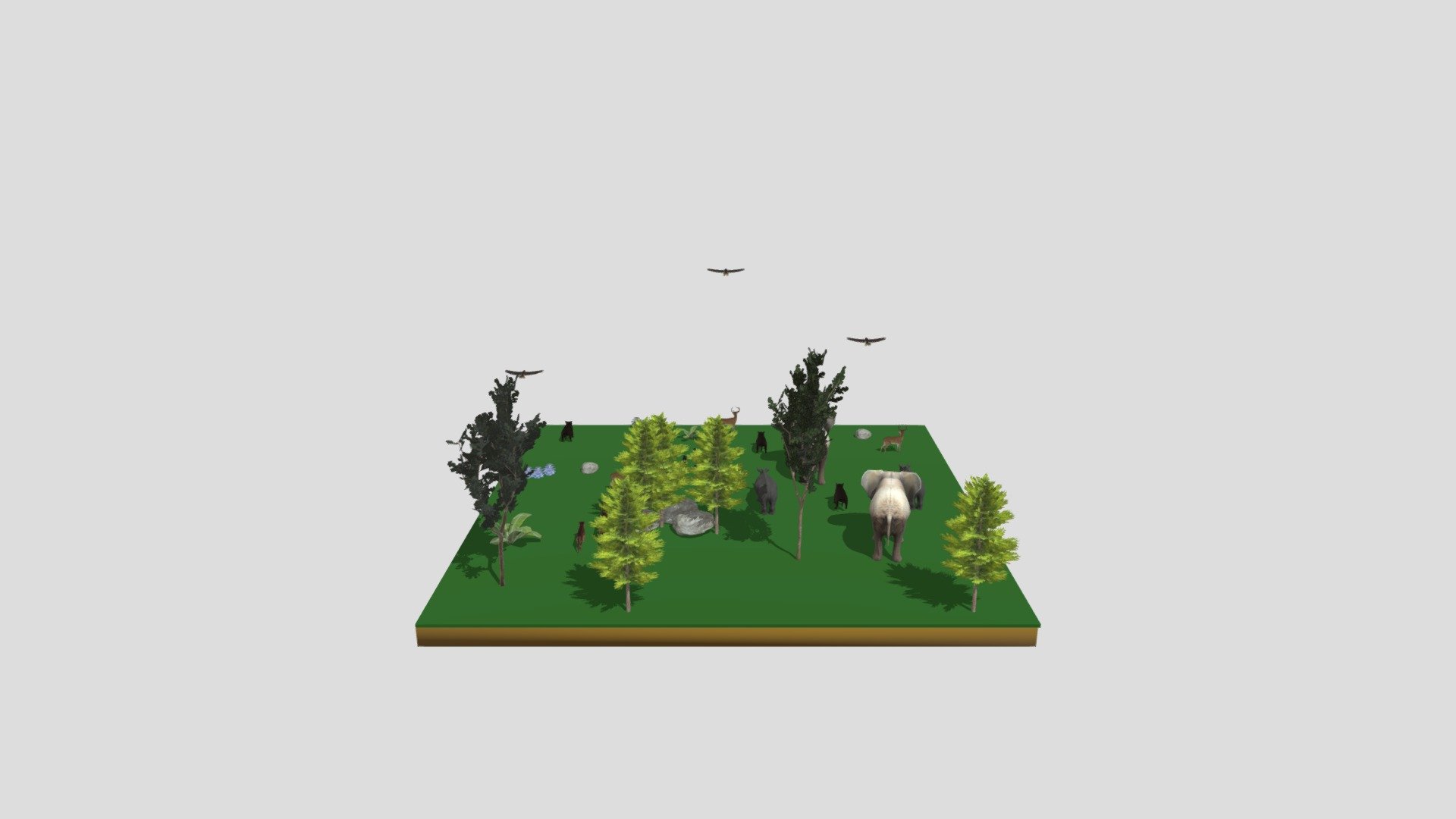 Ecosystem - 3D model by rioadeperdian [af95cc6] - Sketchfab