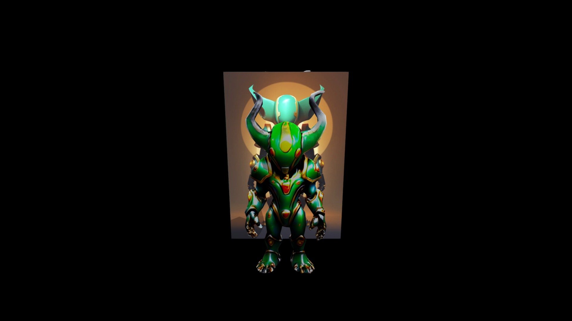 blue and green robot. - Download Free 3D model by klrxyz [af96dbe ...