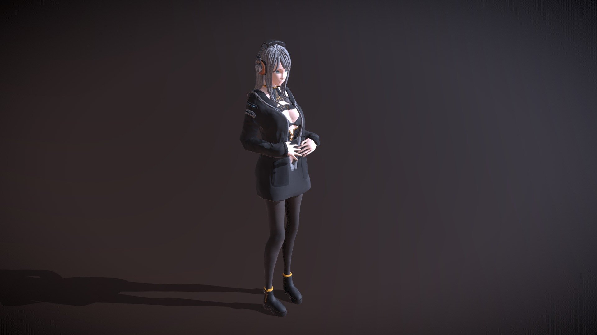 girl_idle - 3D model by LazyCat880411 [af993c9] - Sketchfab
