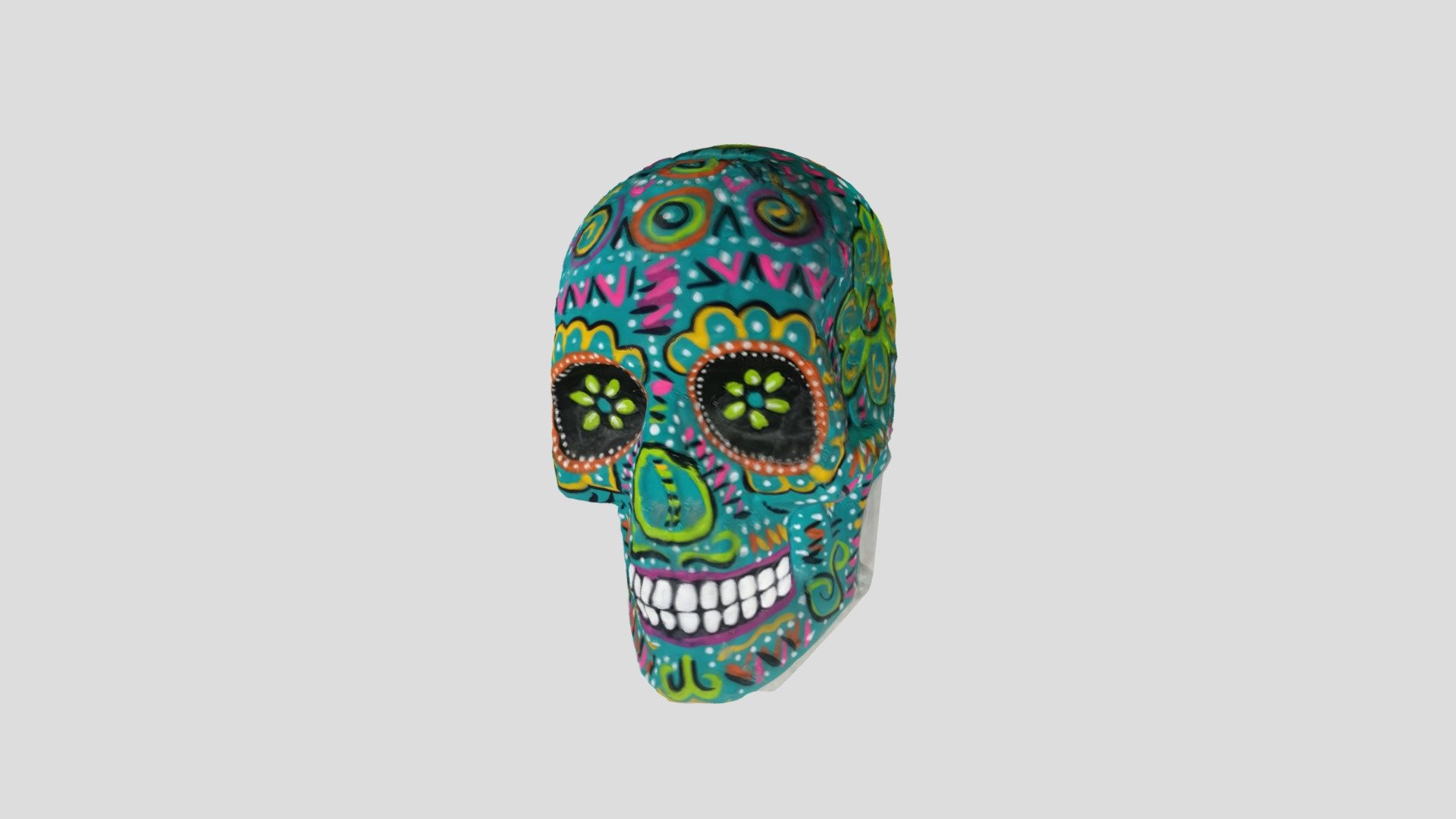 Calavera 3D - 3D model by VeronicaGutierrez [af994c9] - Sketchfab