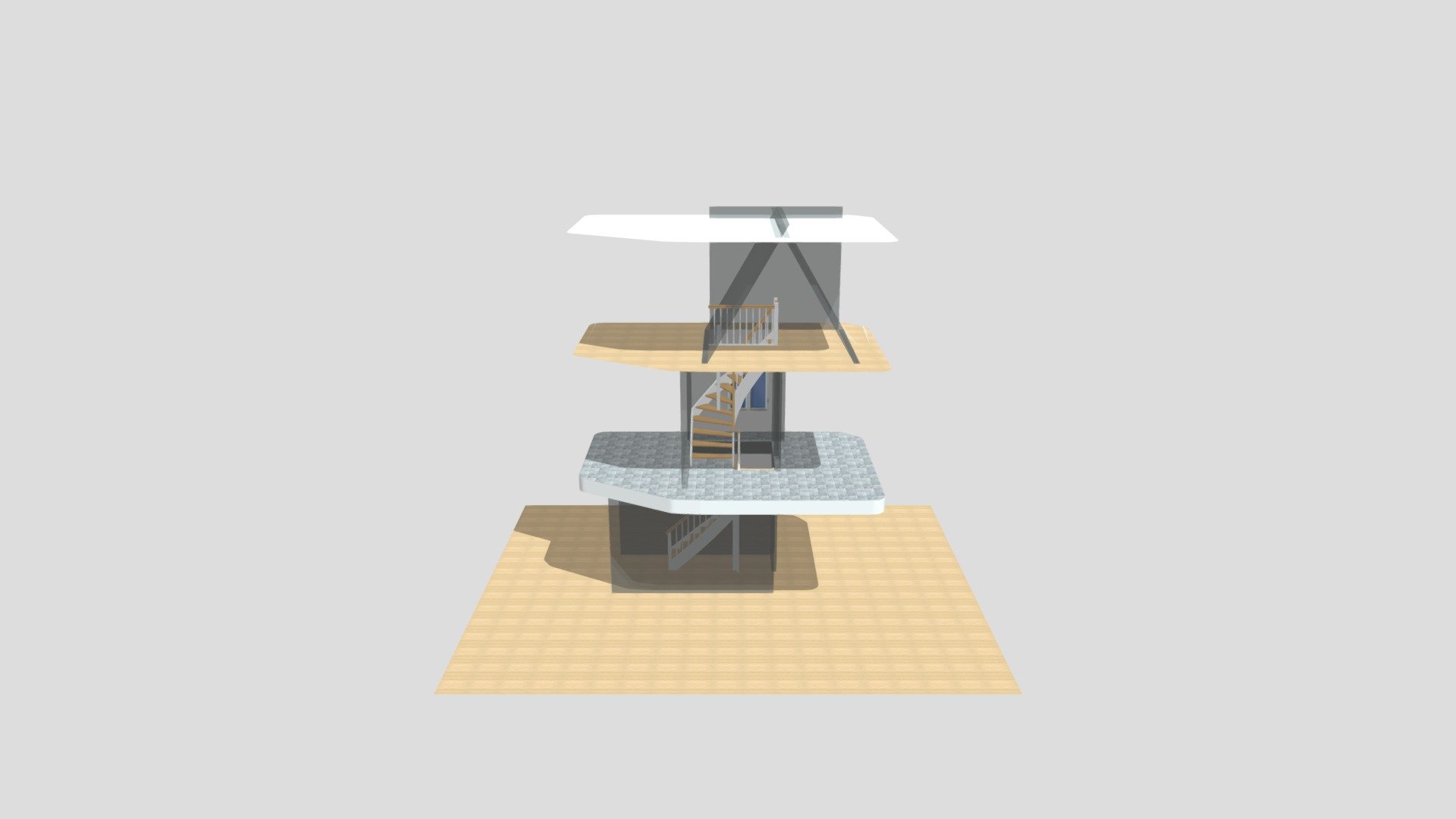 STAIRCON - 3D model by WOOD STEP (@woodstep) [af9a1b3] - Sketchfab