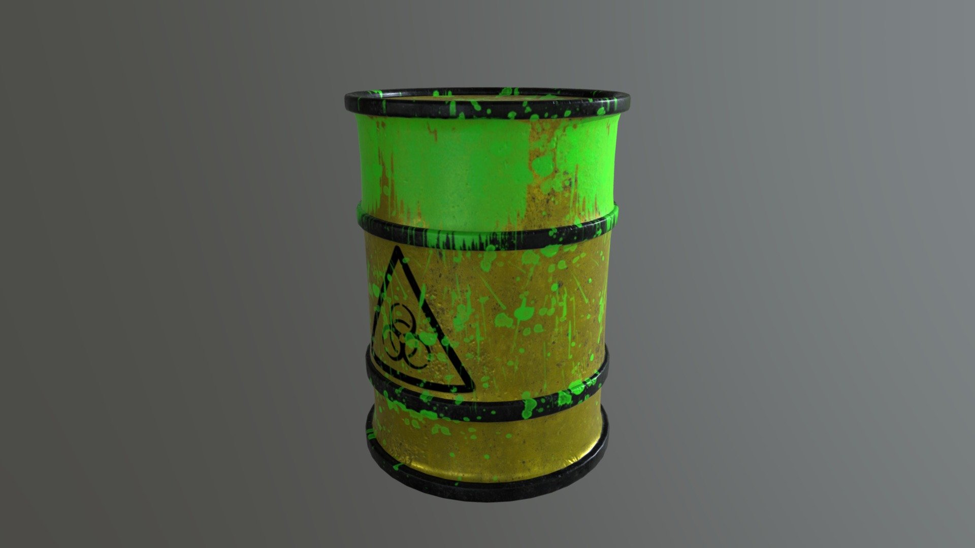 Toxic Barrel - 3D model by Scott Oswell (@T3MP3ST) [af9af75] - Sketchfab