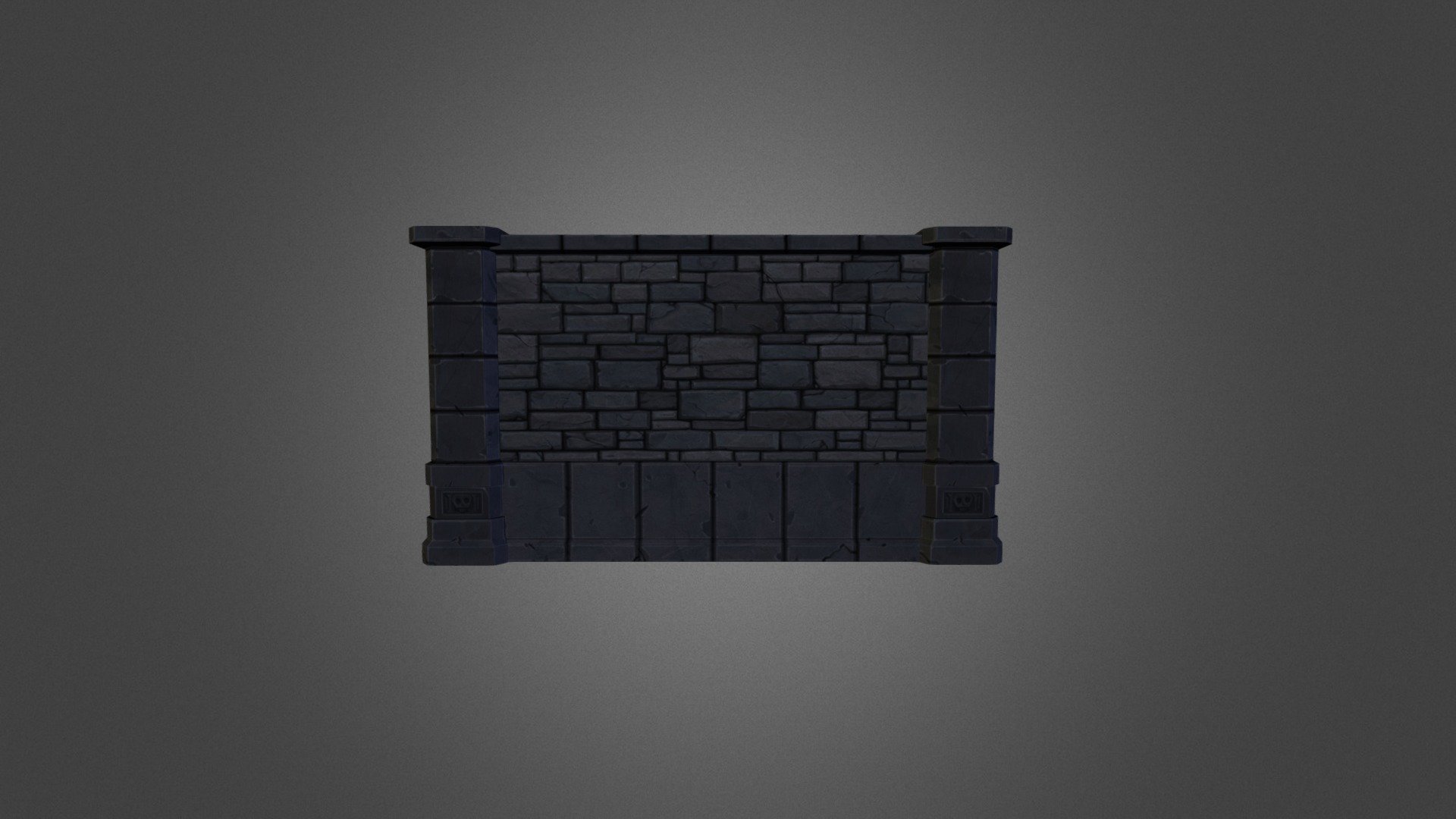 Dungeon wall - 3D model by Marta Mesas (@martamesas) [af9b305] - Sketchfab