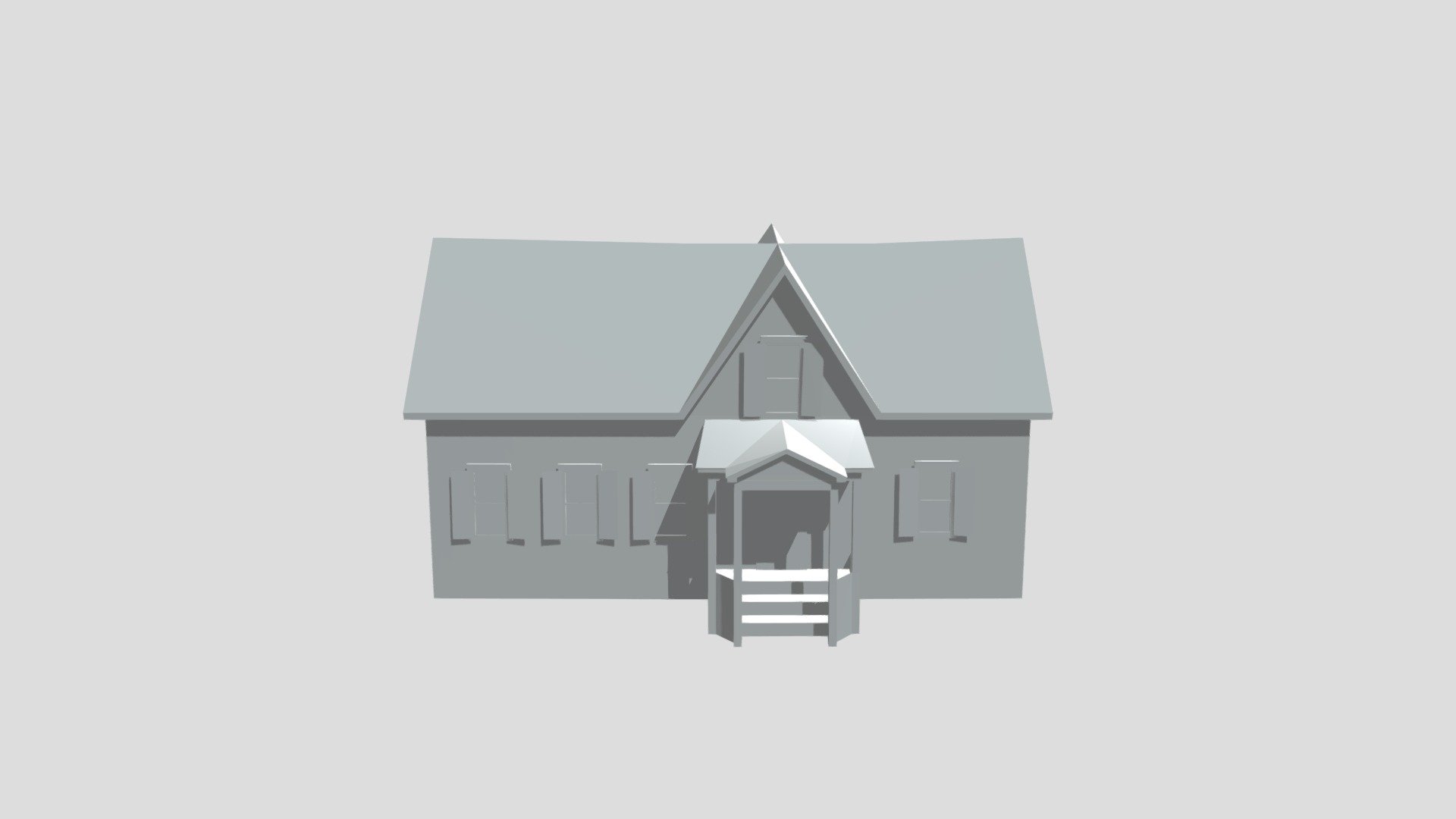 Hello Neighbor House 1 - 3D model by Tukutimur [af9d390] - Sketchfab