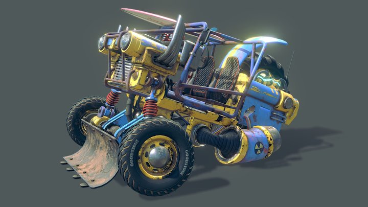 Three-wheeler 3D models - Sketchfab