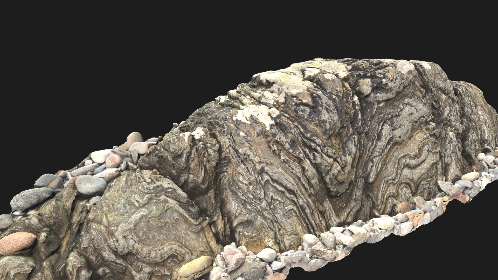 Boyne Limestone: multi-phase folding - Download Free 3D model by e.RocK ...