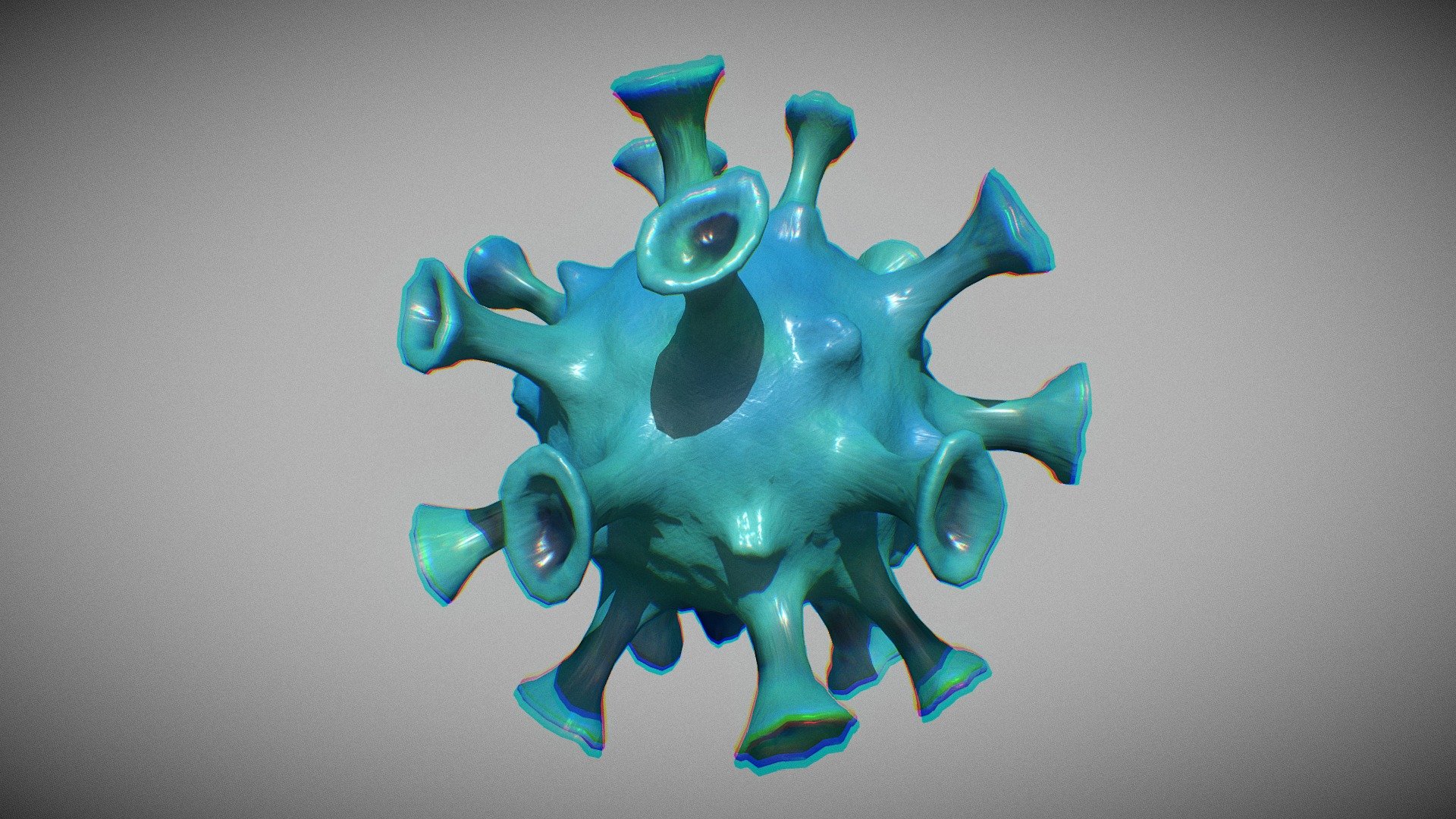 virus - Download Free 3D model by Karolina Renkiewicz ...