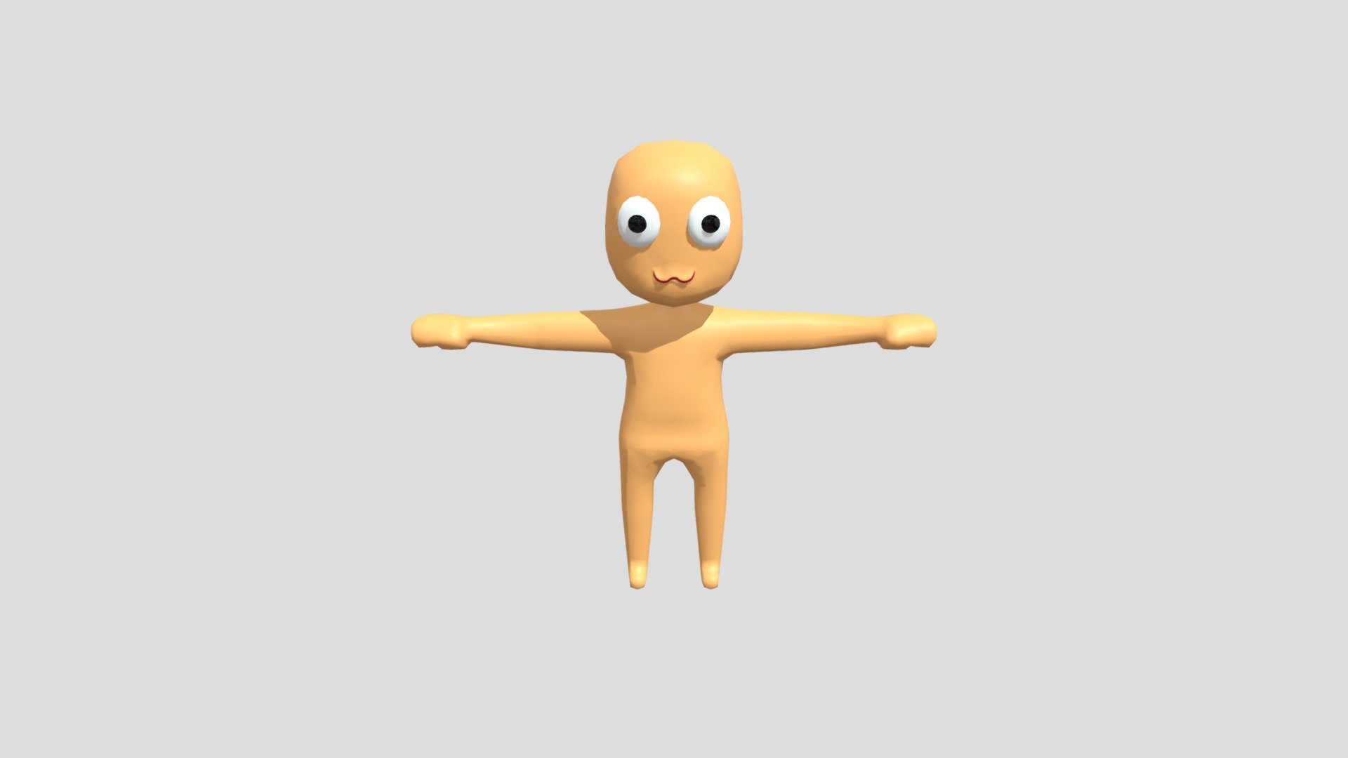 Goofy Man :3 - 3D model by darthLevi [af9e456] - Sketchfab