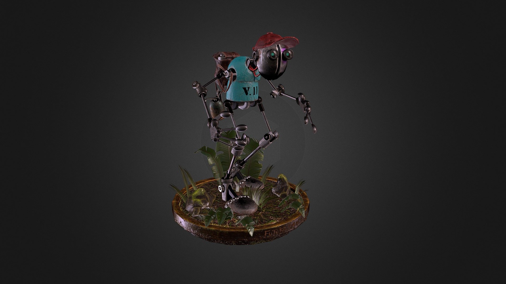 Rudy the robot - 3D model by Yoseiii [af9e82a] - Sketchfab
