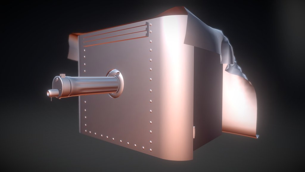 Vickers Machine-Gun Port - 3D model by JG (@thedevilsown) [af9ee32 ...