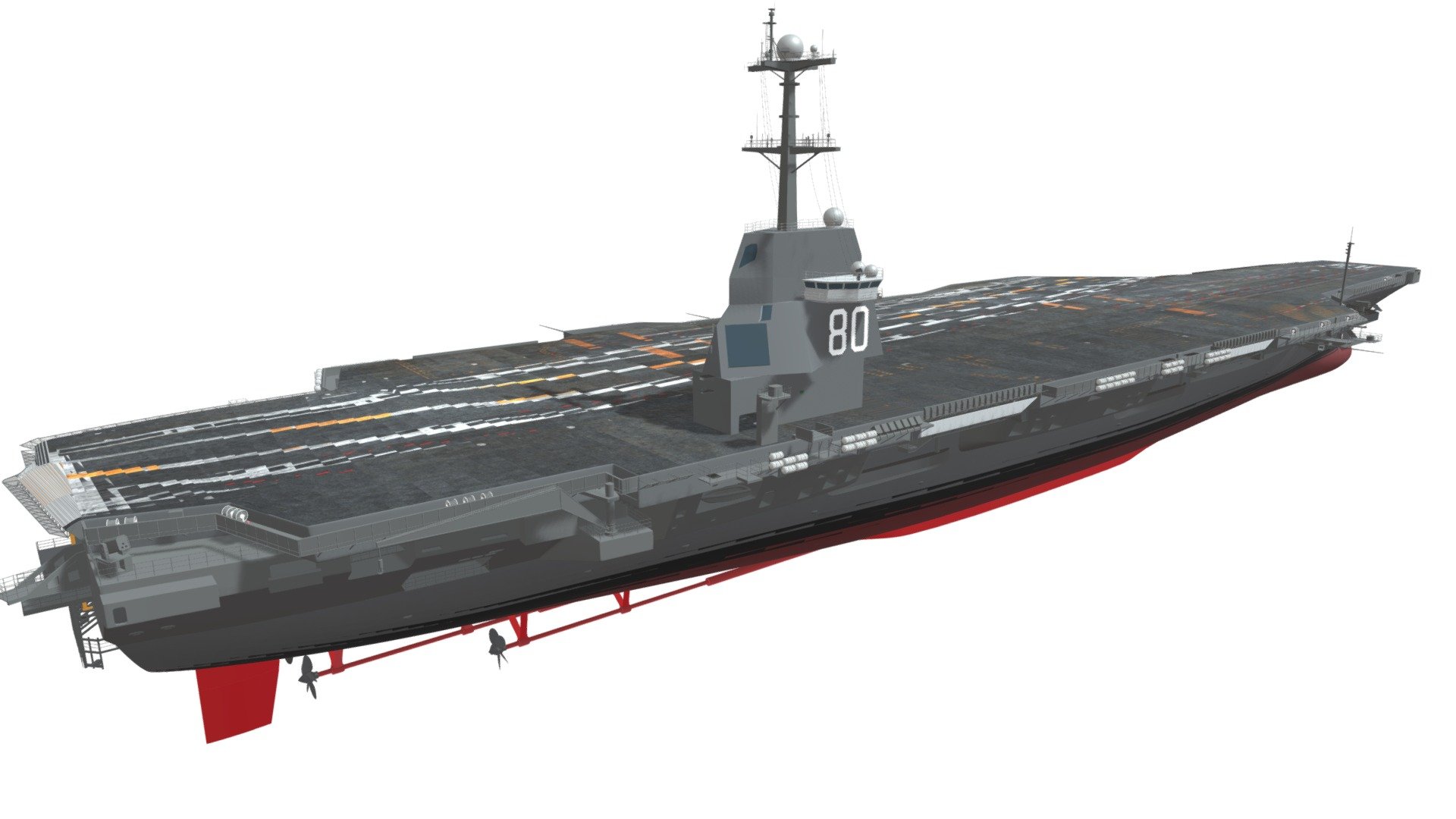 USS CVN 80 Aircraft Carrier - Buy Royalty Free 3D model by 3DHorse ...