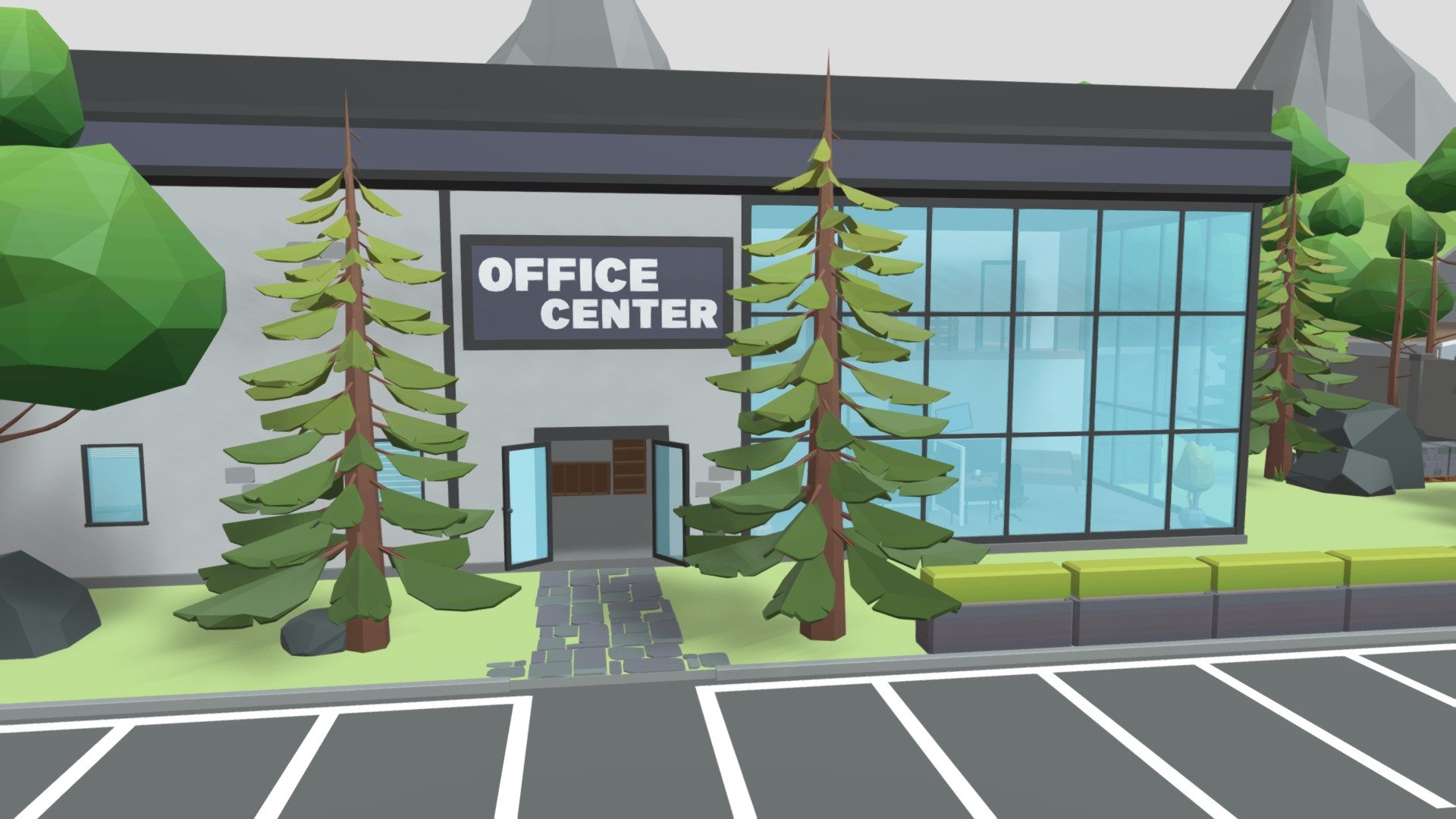 chicken gun fruzer office center - Download Free 3D model by ...