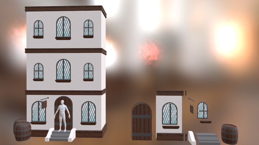 Asset-Built Building (Textured) - 3D model by KarleyHaupt [af9ff84 ...