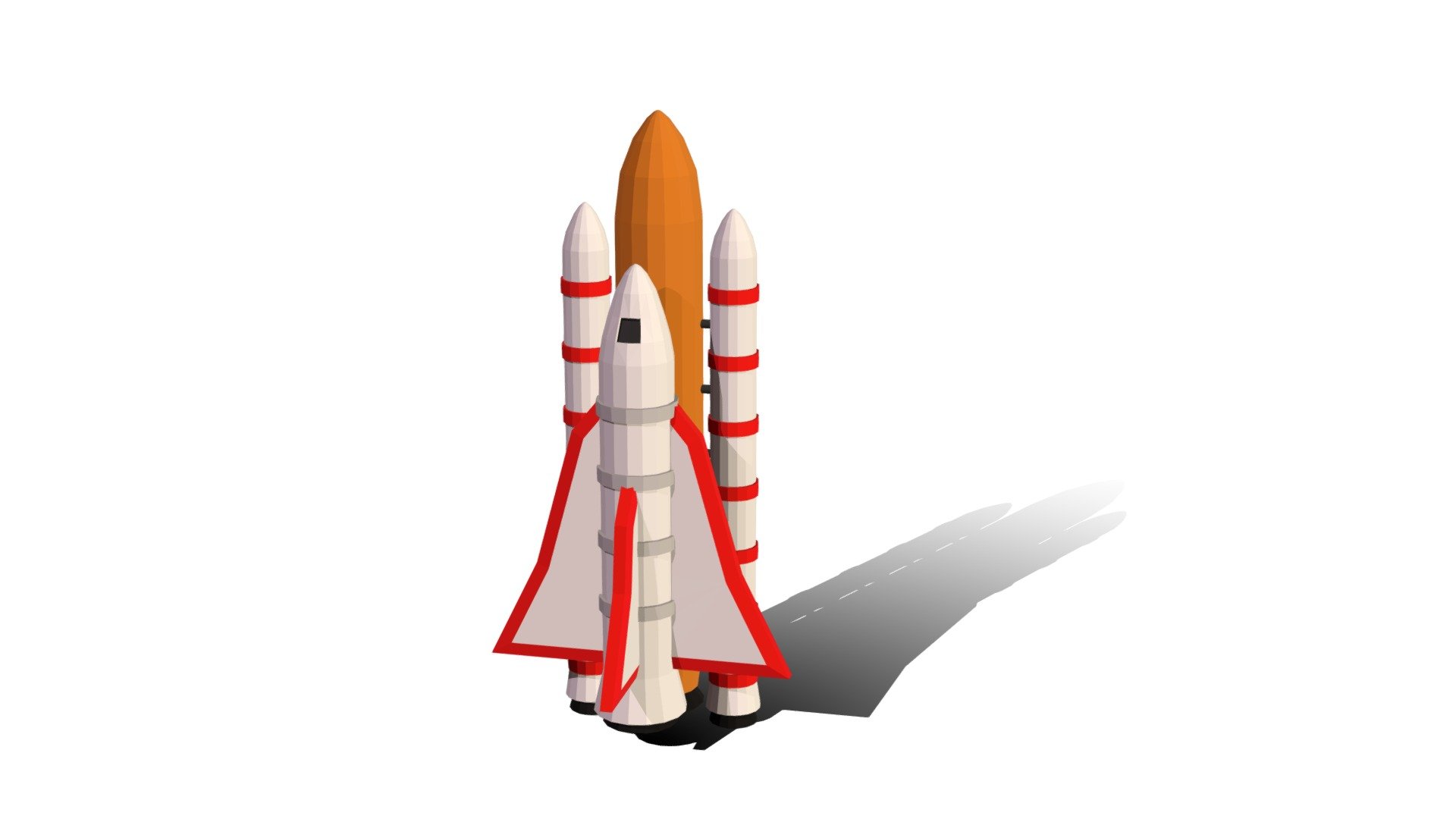 Low Poly Space Shuttle - Download Free 3D model by Jacob Berger ...
