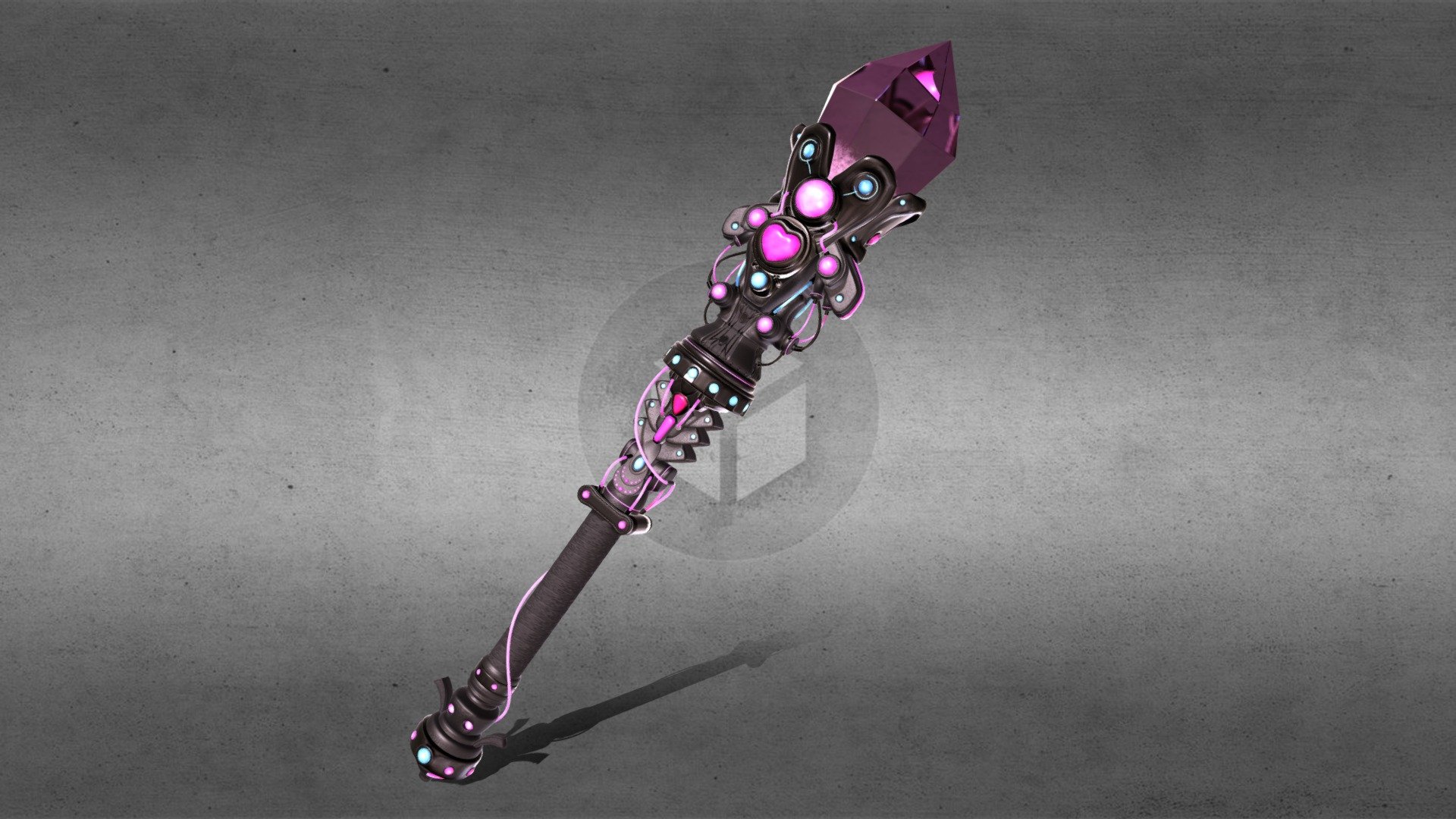 Girly Crystal Aether Rod - Download Free 3D model by horse_water ...