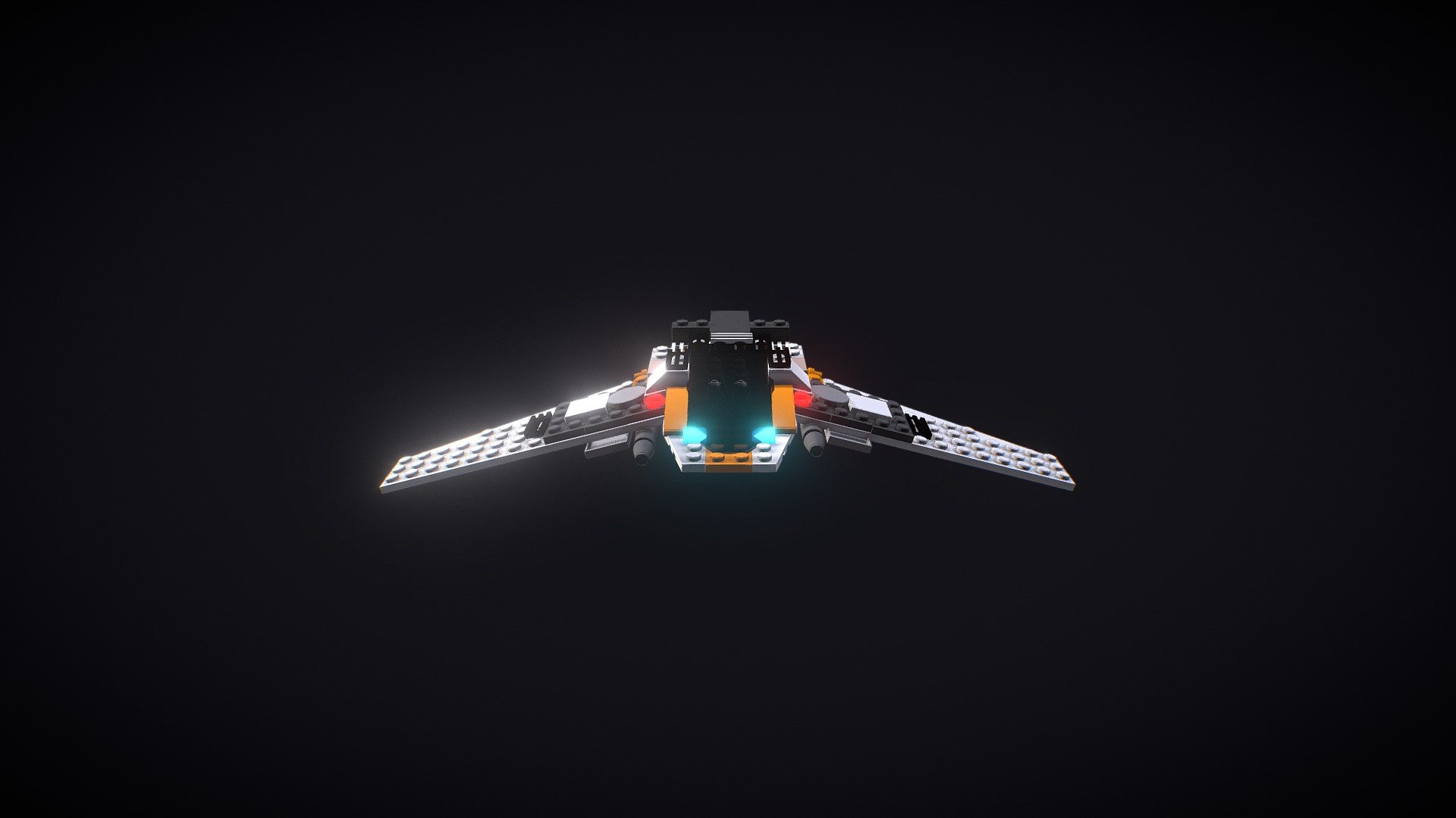 Megan Lego Spaceship FBX - Download Free 3D model by MeganMoon [afa2fe5 ...