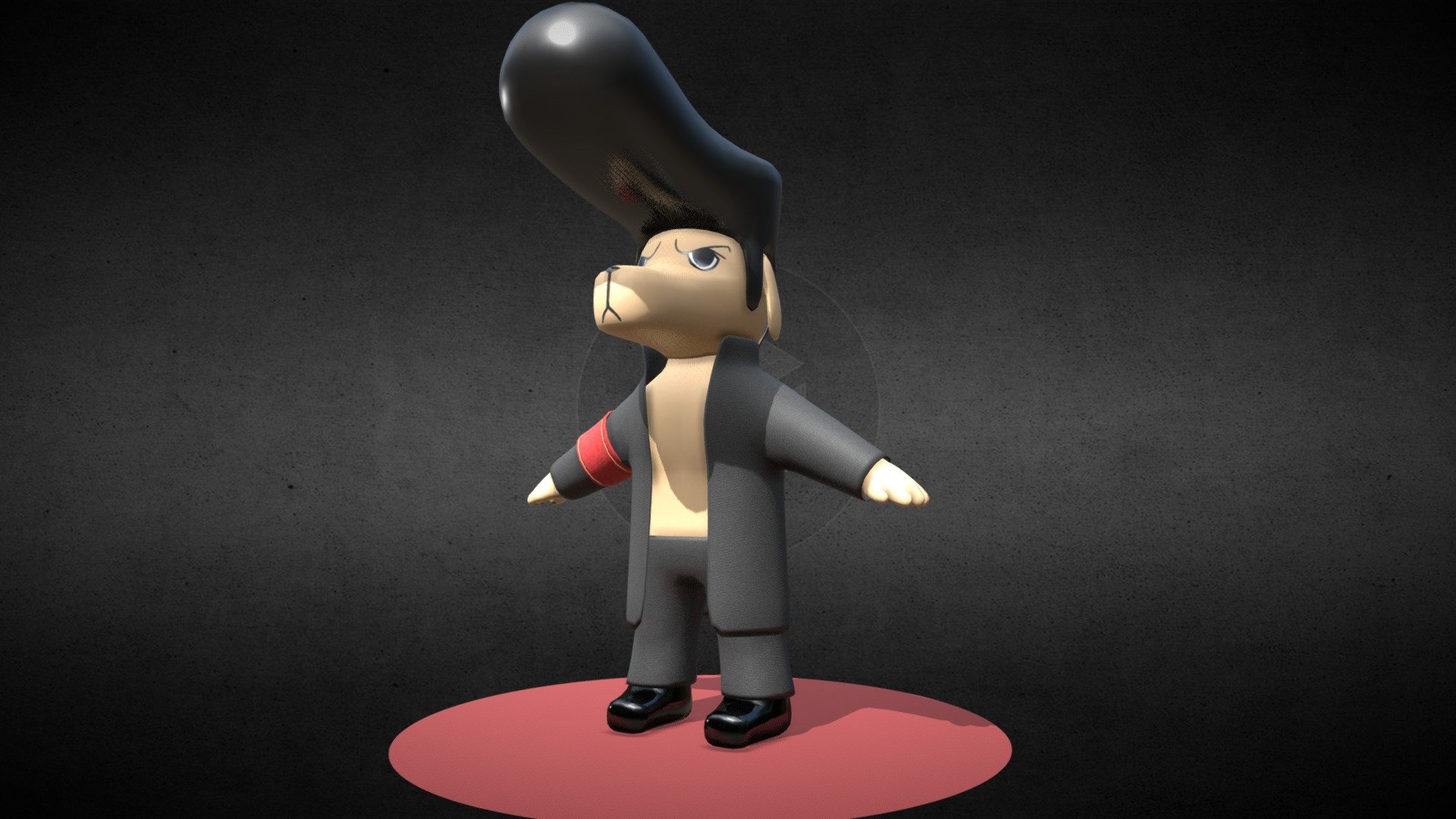 Yanki Dog - Download Free 3D model by kaiyi97 [afa321b] - Sketchfab
