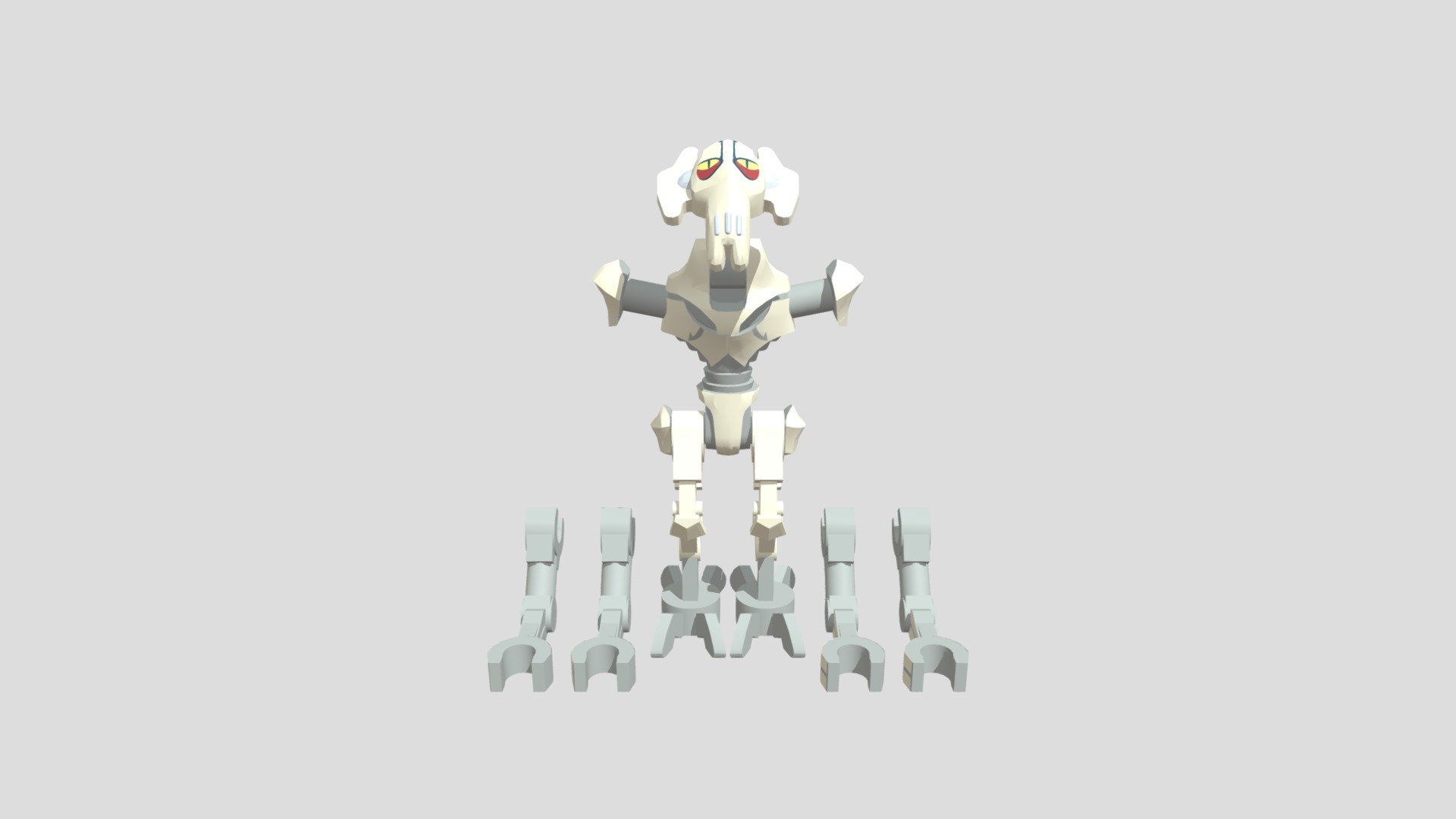 Lego General Grievous - Download Free 3D model by Benbobobbins [afa4fc7 ...