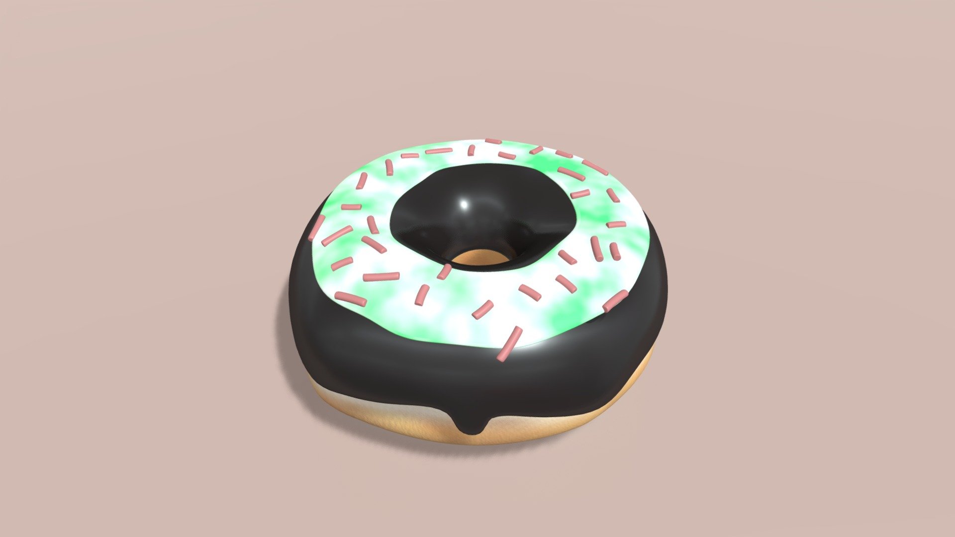 Doughnut - 3D model by Yudhers99 (@yrhhry) [afa5c98] - Sketchfab