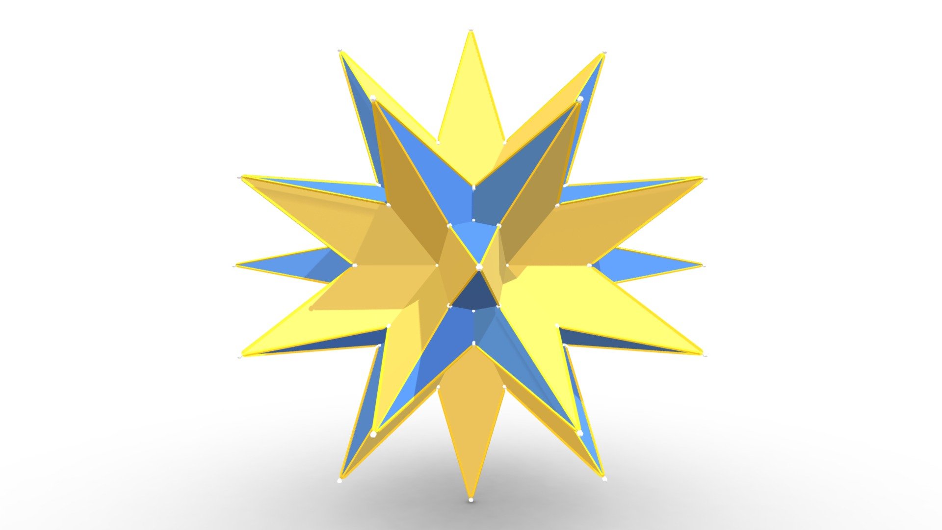 30 Point Star - Download Free 3D model by jjkostick [afa6c06] - Sketchfab