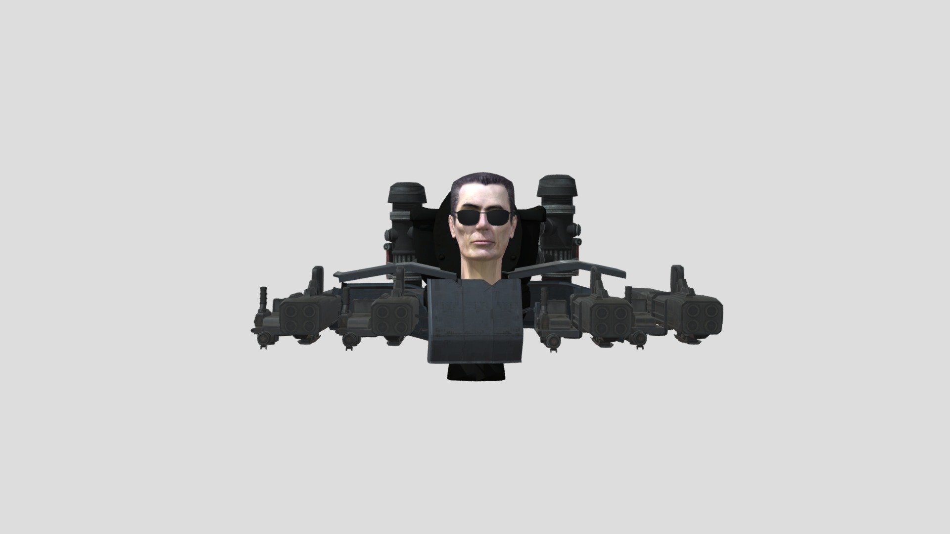 Quad Rocket Gman-Clone - Download Free 3D model by ASP ...