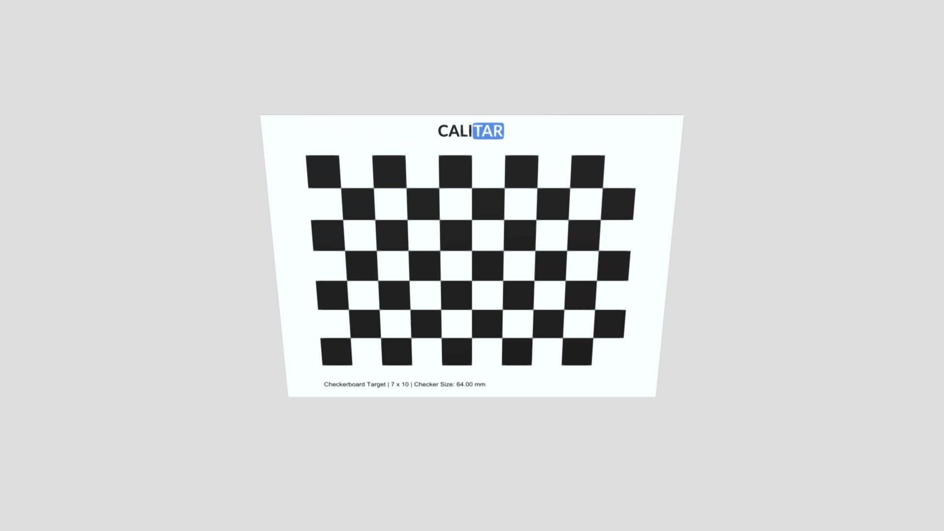 Checker CLASSIC W800 H600 C10 R7 S64 - 3D model by CALITAR [afa9383 ...