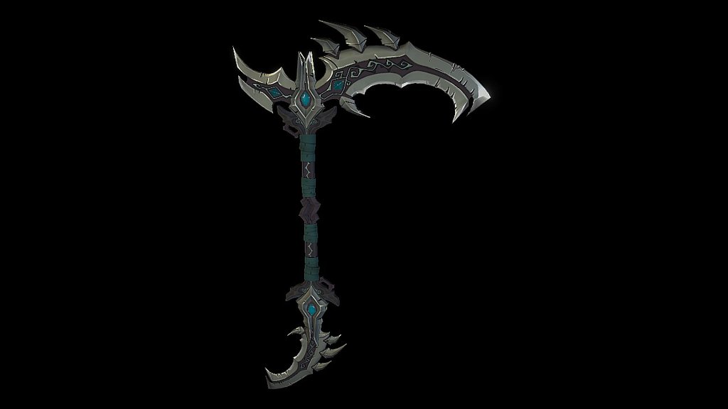 Stylized scythe - 3D model by varegg [afa98d5] - Sketchfab