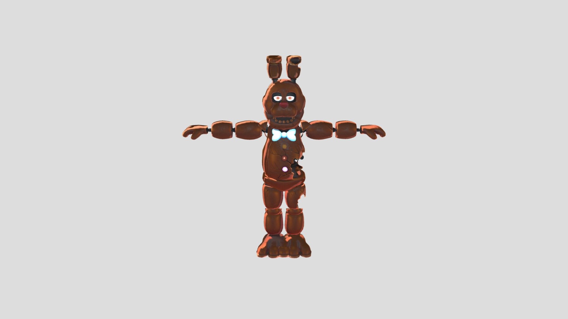 Chocolate Bonnie fnaf ar - Download Free 3D model by leticia.andrea ...