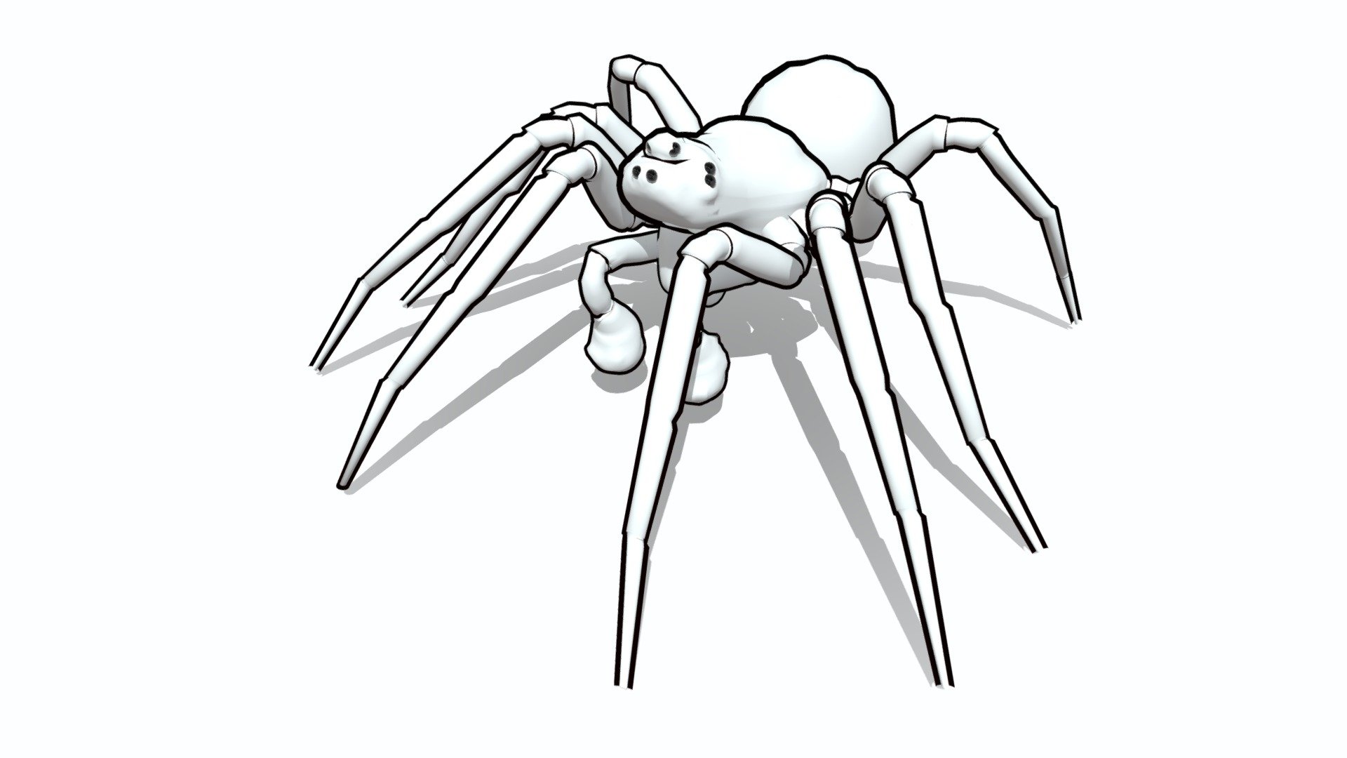 Linyphiidae eye pattern - 3D model by Lynnie.T - The Glass Spider (@the ...