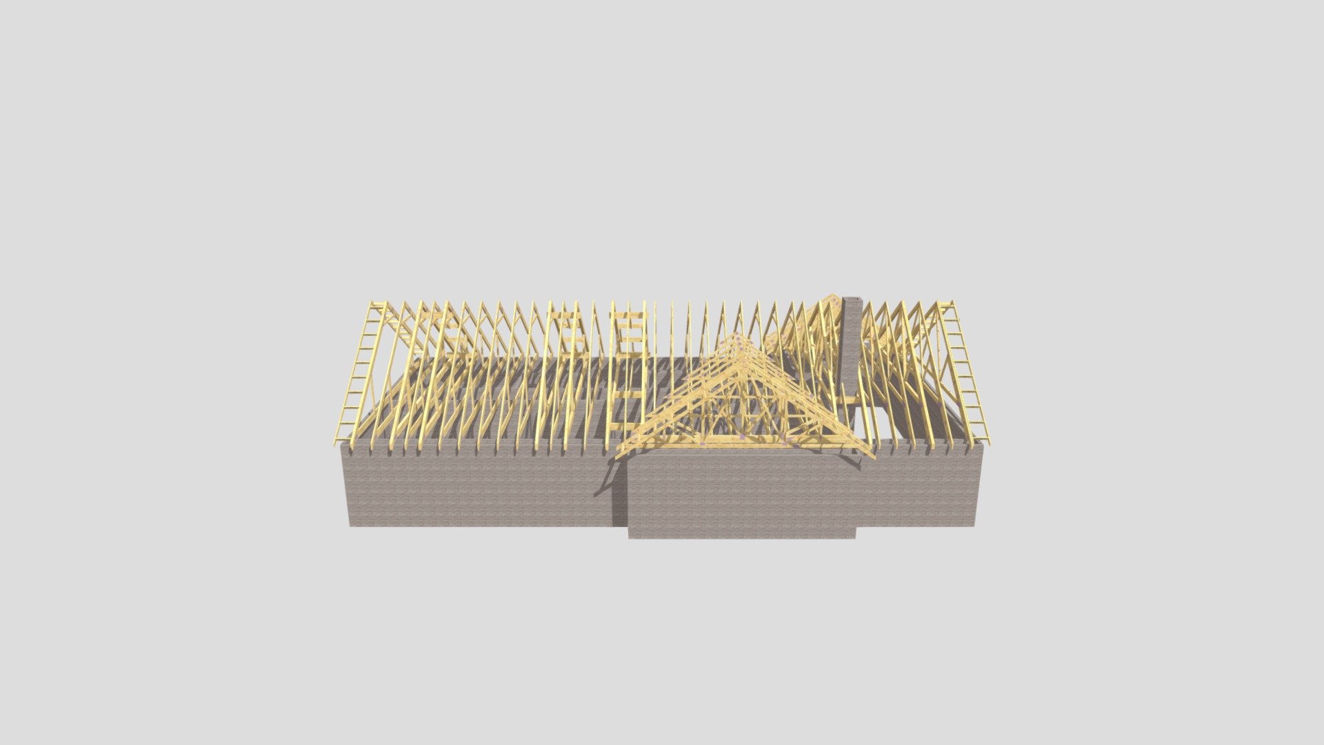Halpin House_attic_roof REV C - Download Free 3D model by Dermf ...