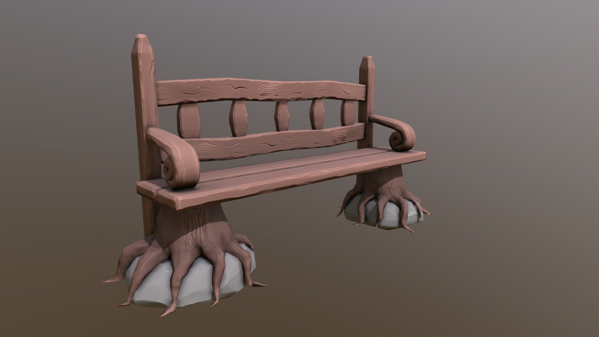 Bench - 3D model by Jesse Ojala (@Jesatrala) [afad731] - Sketchfab