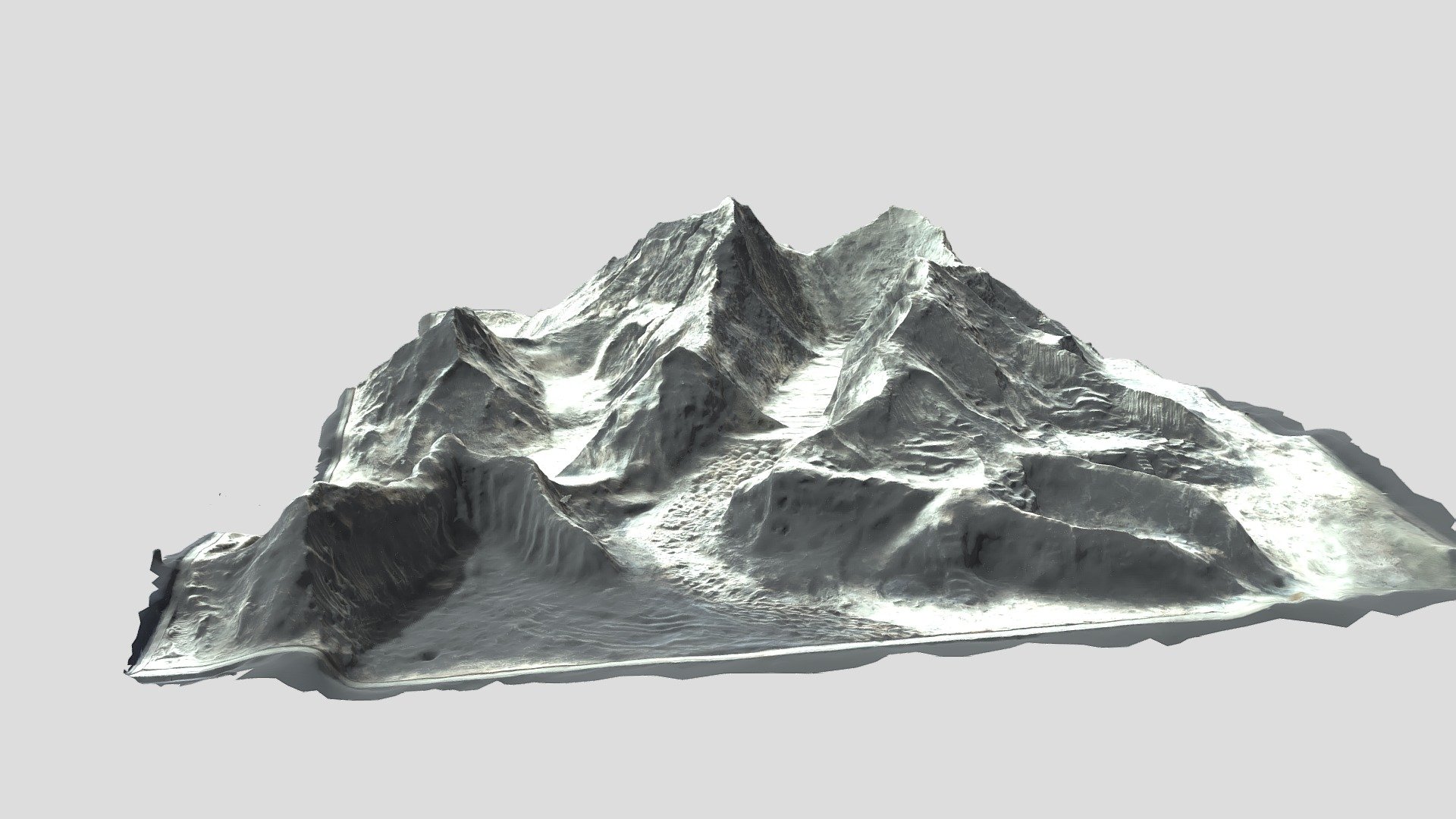 Everest plaster model in the RGS London (UK) - Download Free 3D model ...
