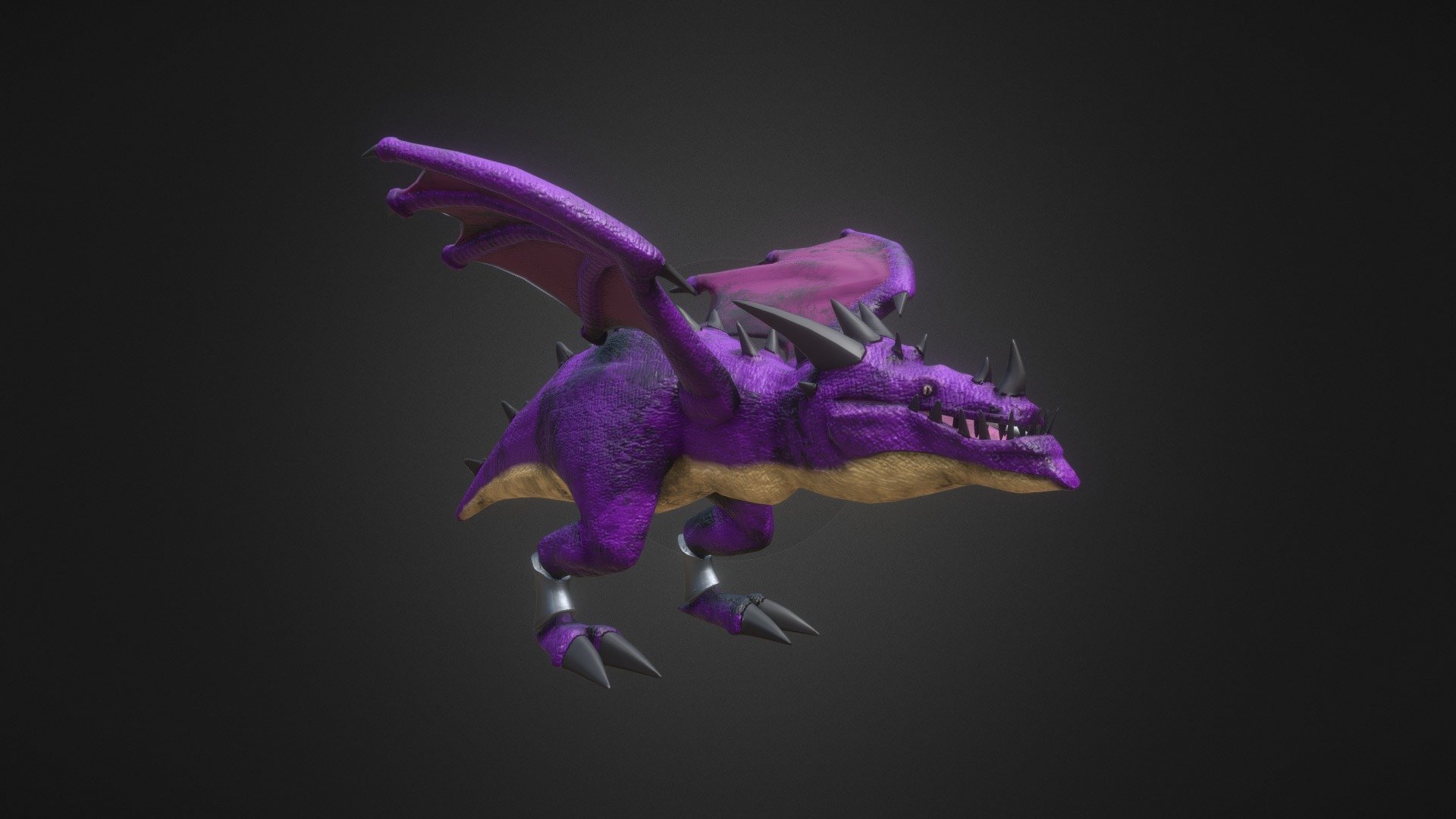 [OLD]Cartoon Dragon - 3D model by Gonzalo Sepúlveda (@LordMcCloud ...