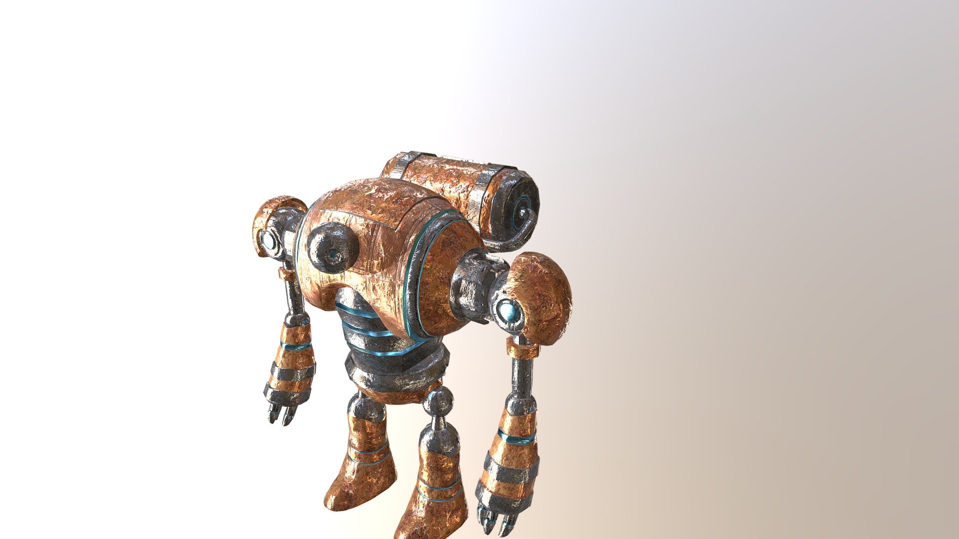 Stylize Robot Study - 3D model by Kai Lun (@kailunching) [afb07af ...