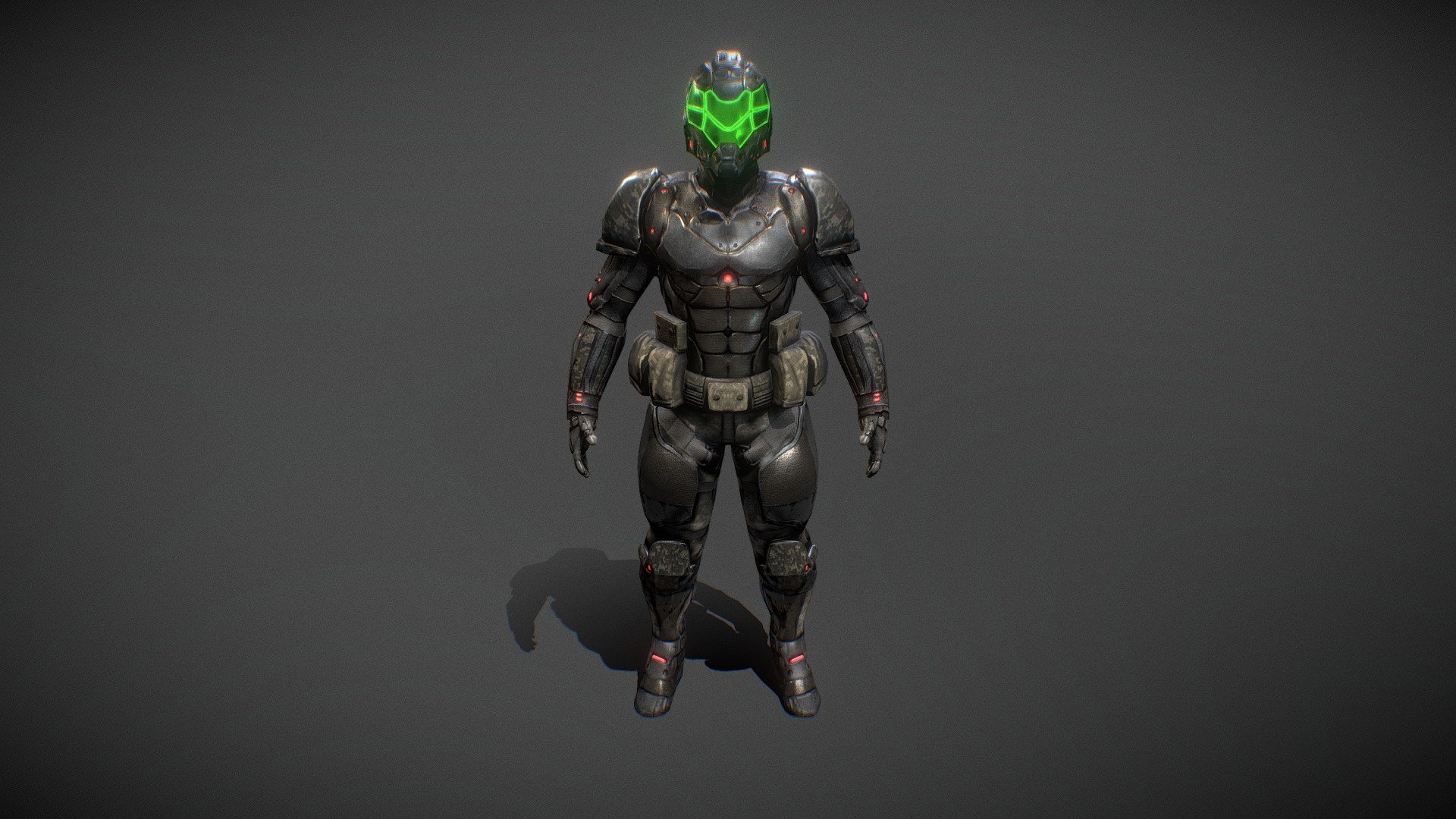 soldier - 3D model by leonardo Peralta (@leonardoincba) [afb0a3f ...