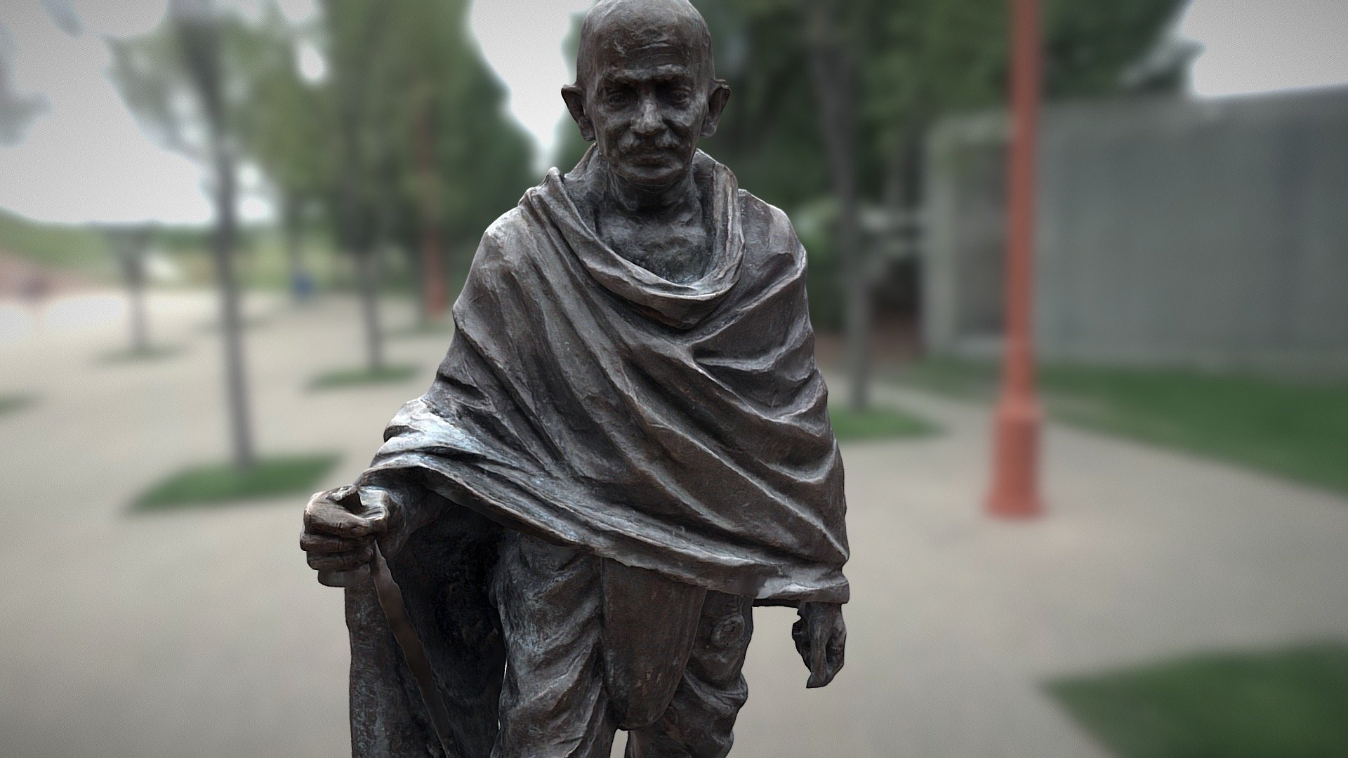 Mahatma Gandhi - Download Free 3D model by jvouillon [afb1426] - Sketchfab