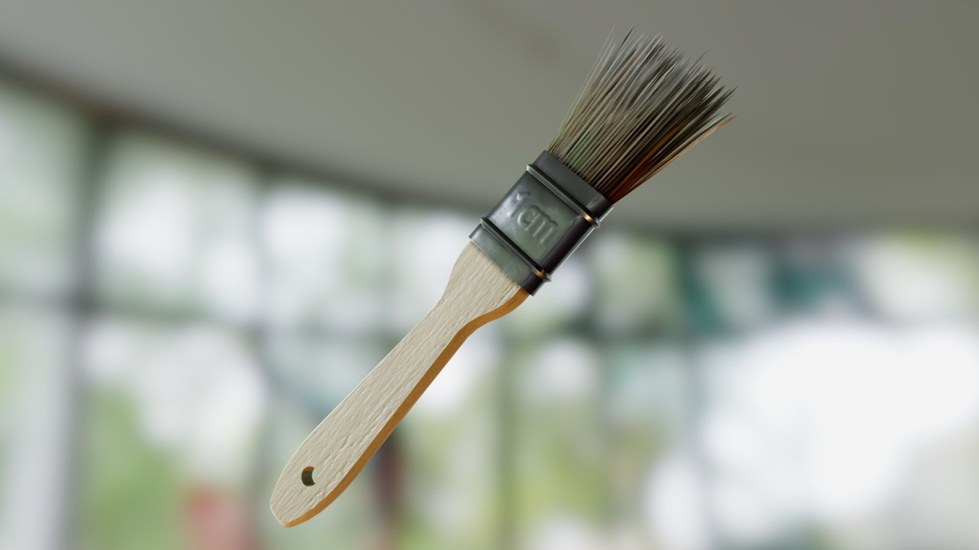Wooden Chip Brush - 3D model by berniebud [afb161d] - Sketchfab