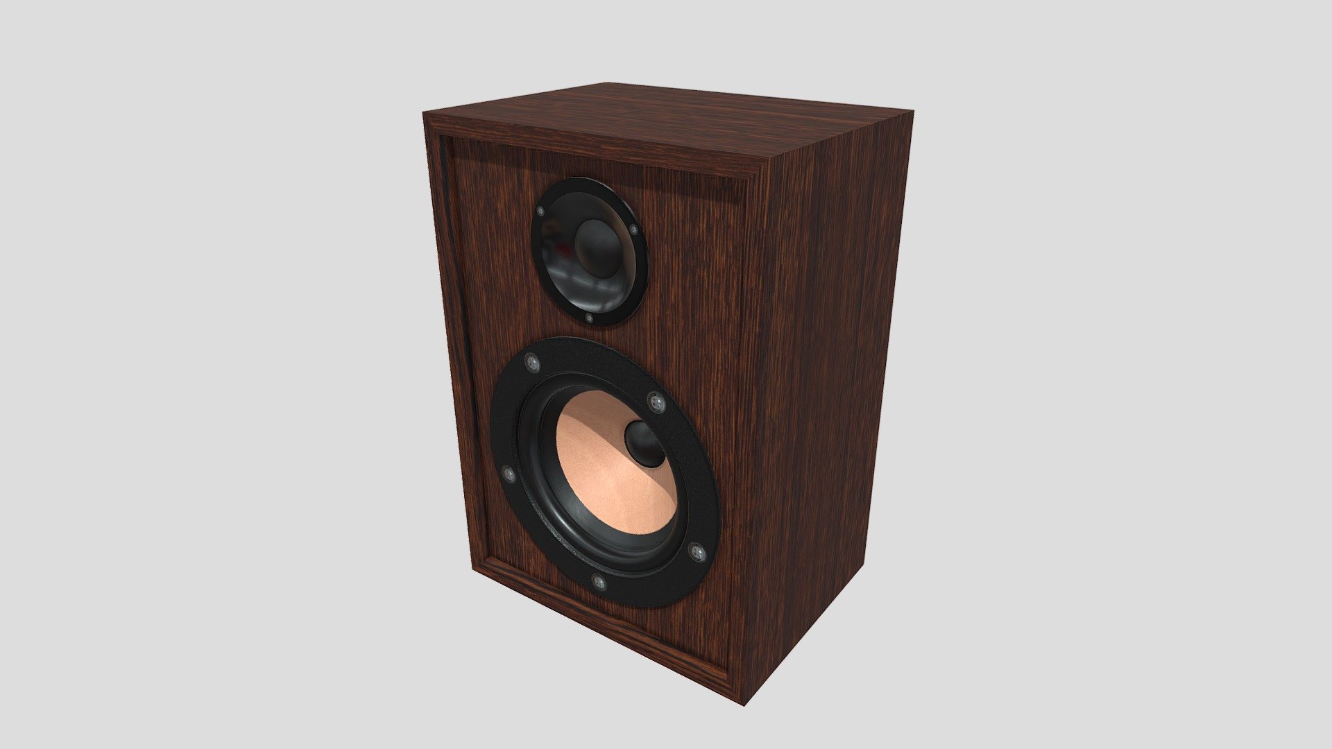 Classic Wooden Speaker - Download Free 3D model by Ponam (@poonyamano ...