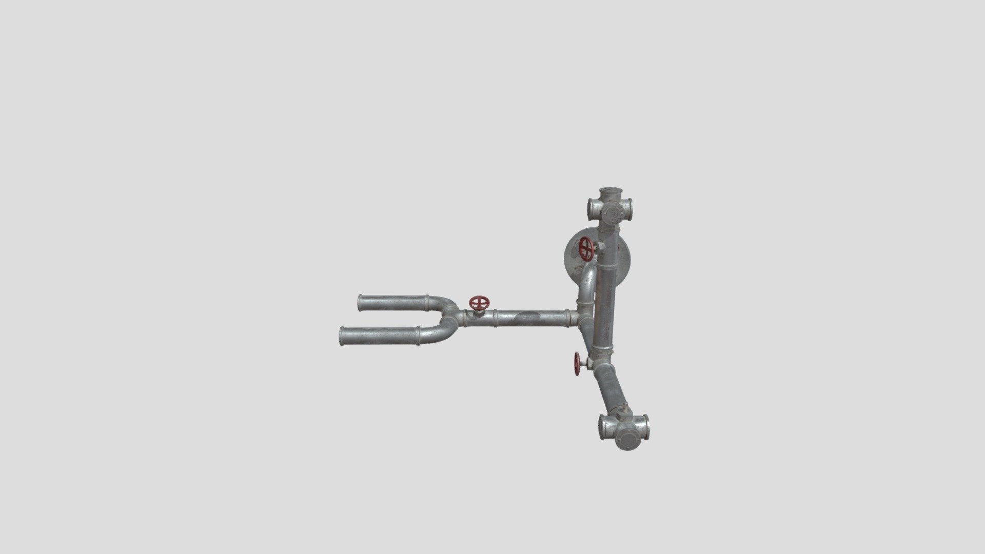 Industrial pipe - 3D model by sysoev_dim [afb2773] - Sketchfab