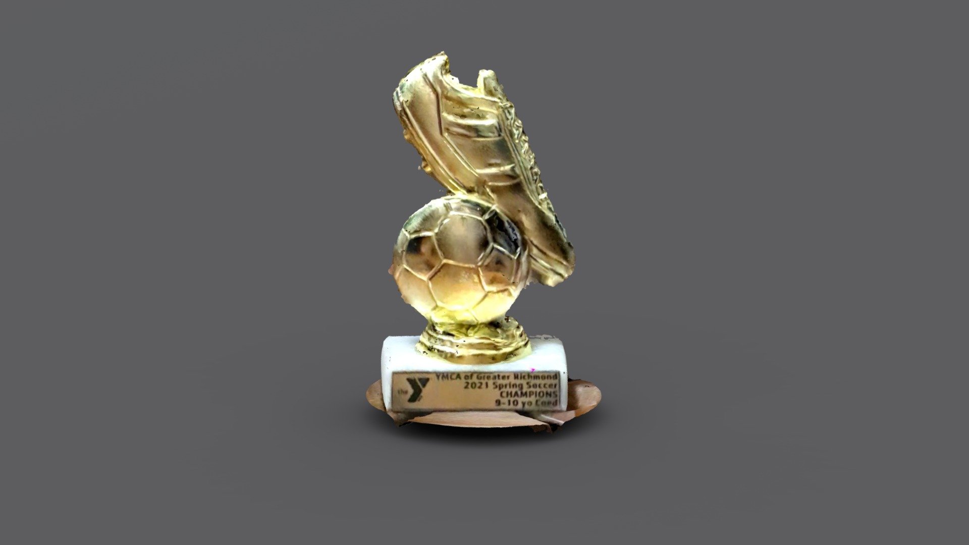 Soccer Trophy - 3D model by Terrie Simmons-Ehrhardt (@terrielsimmons ...