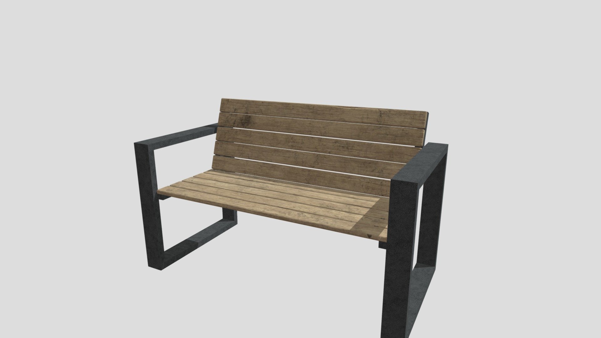 Bench. - Download Free 3D model by Virsal [afb45c7] - Sketchfab
