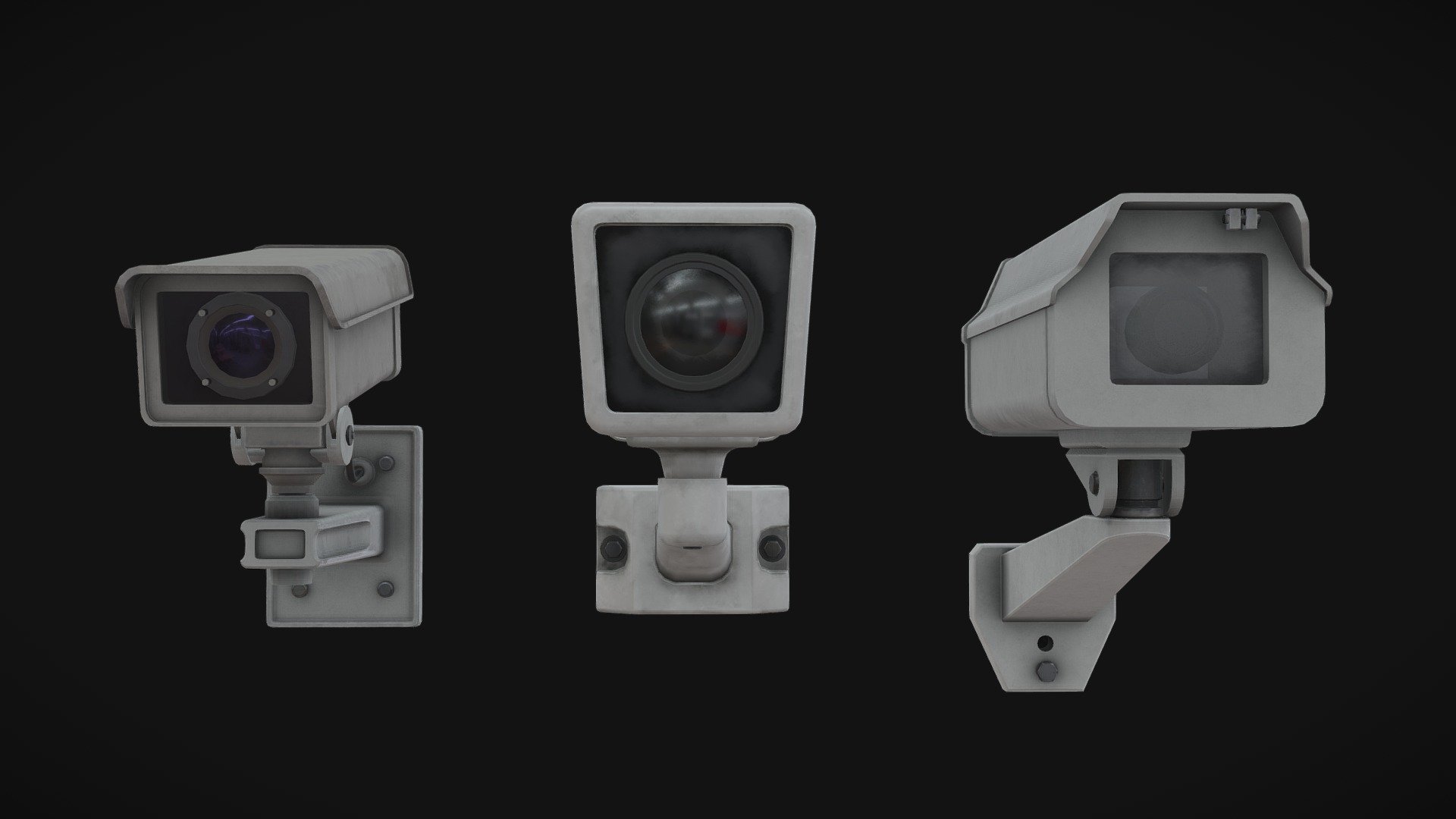 Security Cameras - 3D model by Margo (@margaritamm) [afb4dc6] - Sketchfab