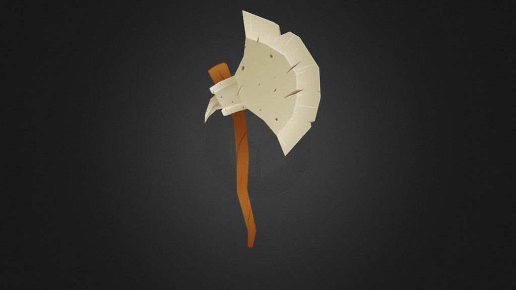 Stylised Axe - 3D model by doodlos [afb4e2d] - Sketchfab