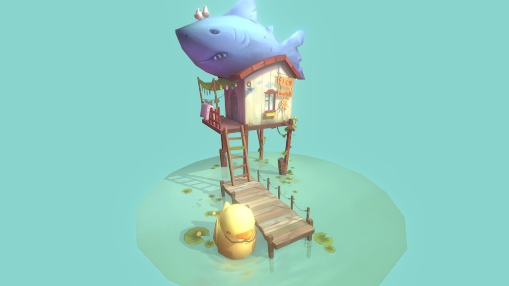 Hunter_House - 3D model by mslee [afb7fa2] - Sketchfab