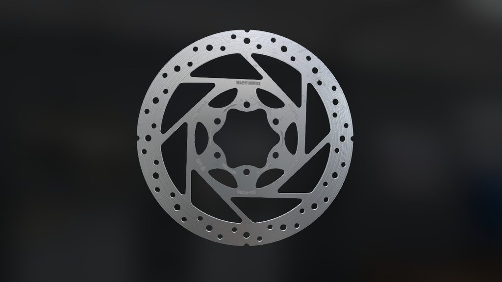 Bike disk brake rotor - 3D model by mik.a. (@mik1190) [afb8c57] - Sketchfab