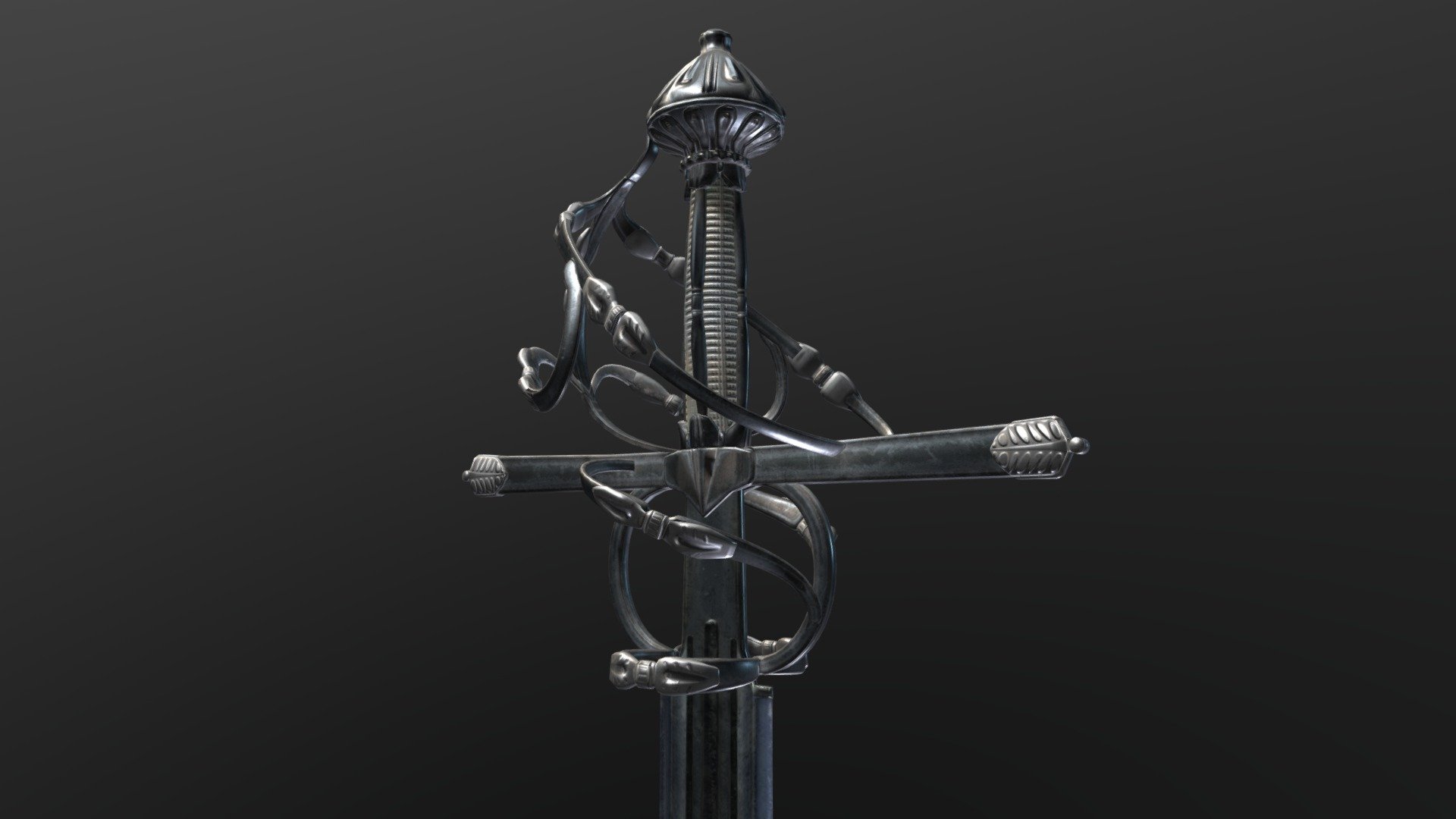 Floral Hilt Sword - 3D model by modelers.eu [afba482] - Sketchfab